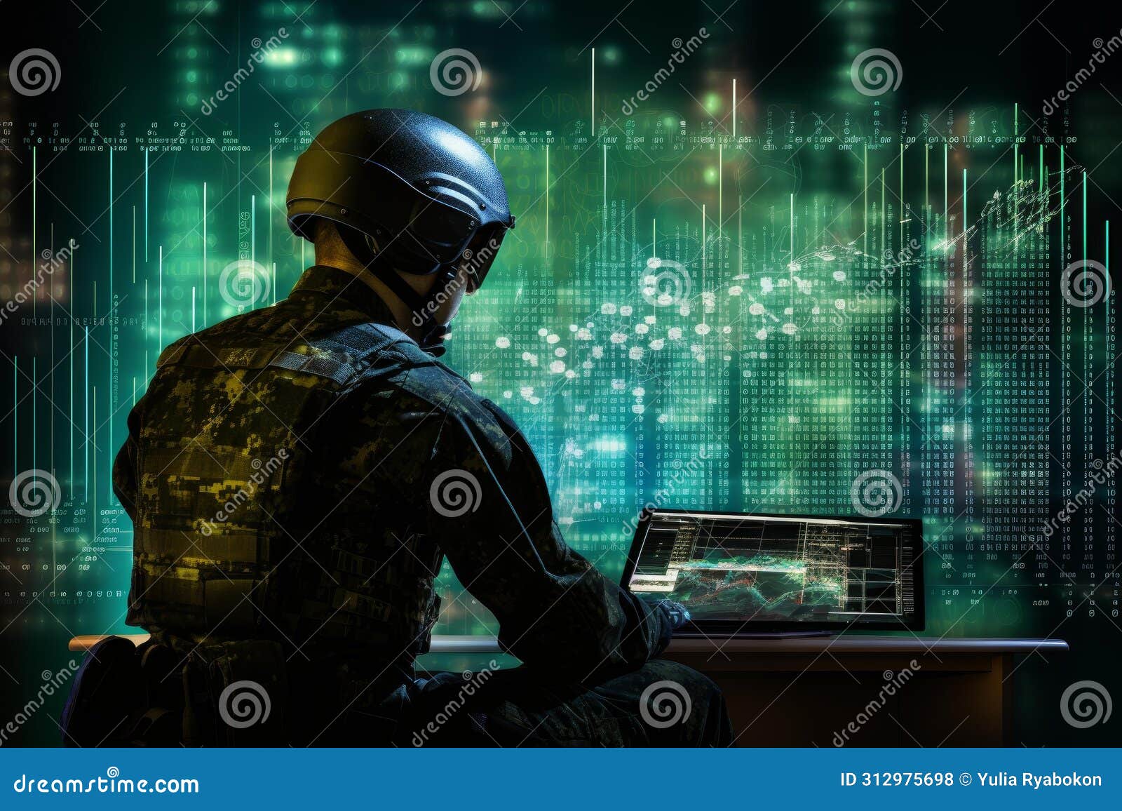 Disciplined Soldier Analyze Data. Generate AI Stock Photo - Image of ... Disciplined Soldier Analyze Data. Generate AI Stock Photo - Image of ...