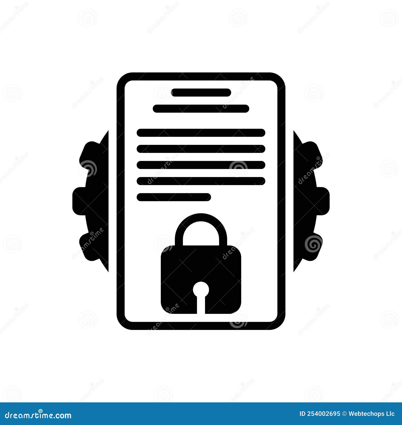 Black Solid Icon for Disclosure, Acknowledgment and Confession Stock ...