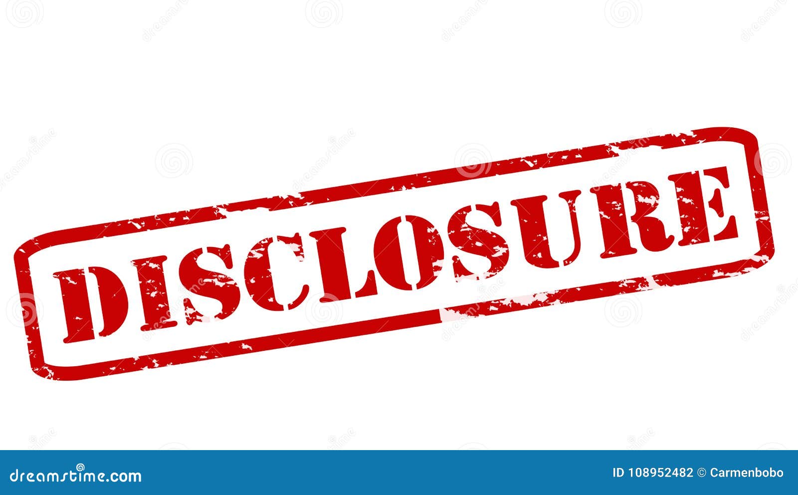 Disclosure stock illustration. Illustration of exposure - 108952482