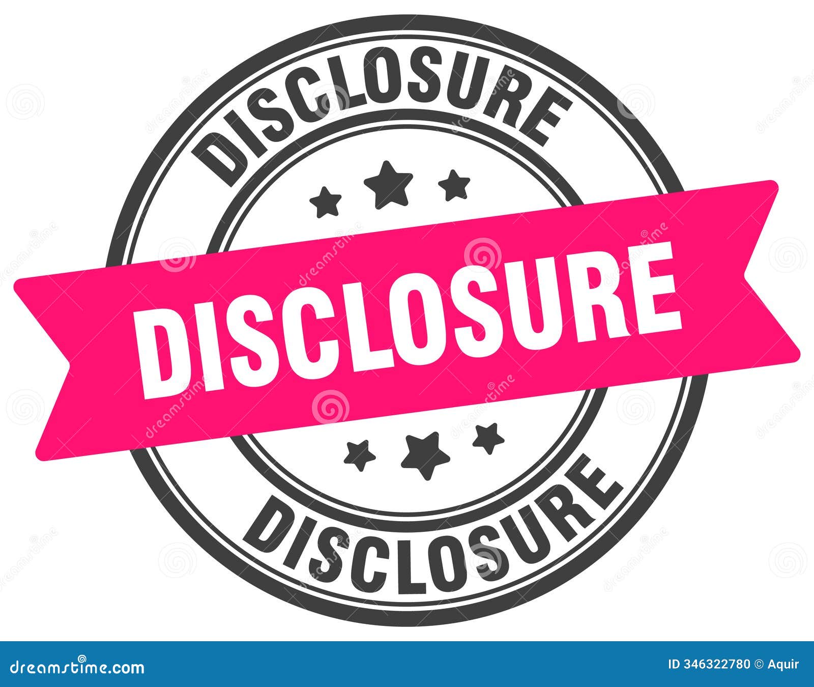 Non-disclosure Stamp Cartoon Vector | CartoonDealer.com #347664011