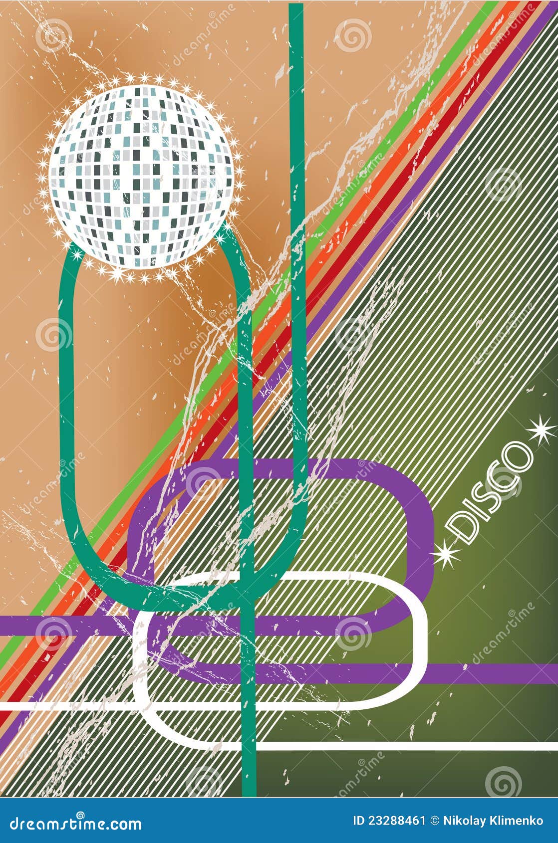 Disco abstract background stock vector. Illustration of clubbing - 23288461