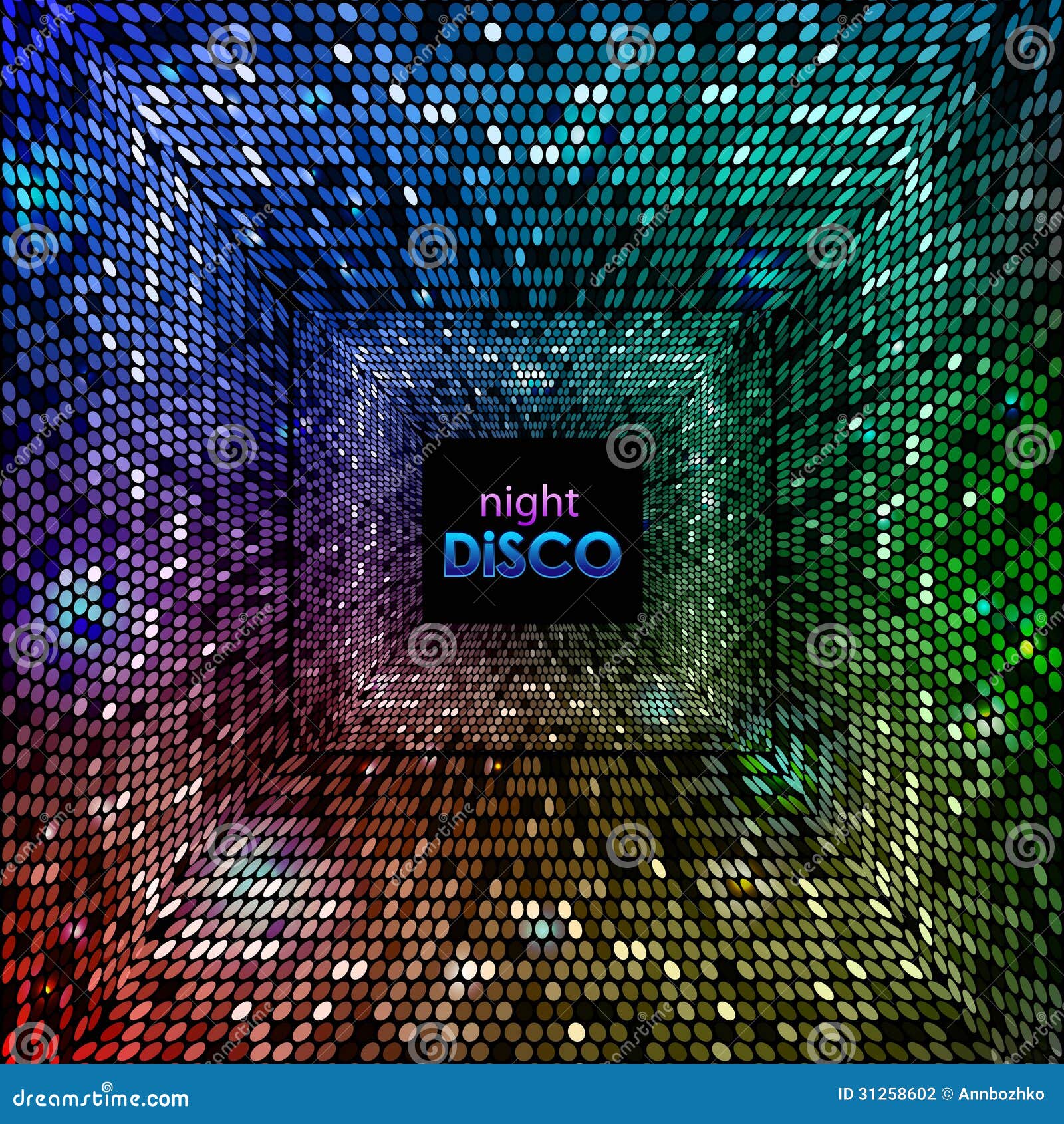 Disco abstract background stock vector. Illustration of light - 31258602