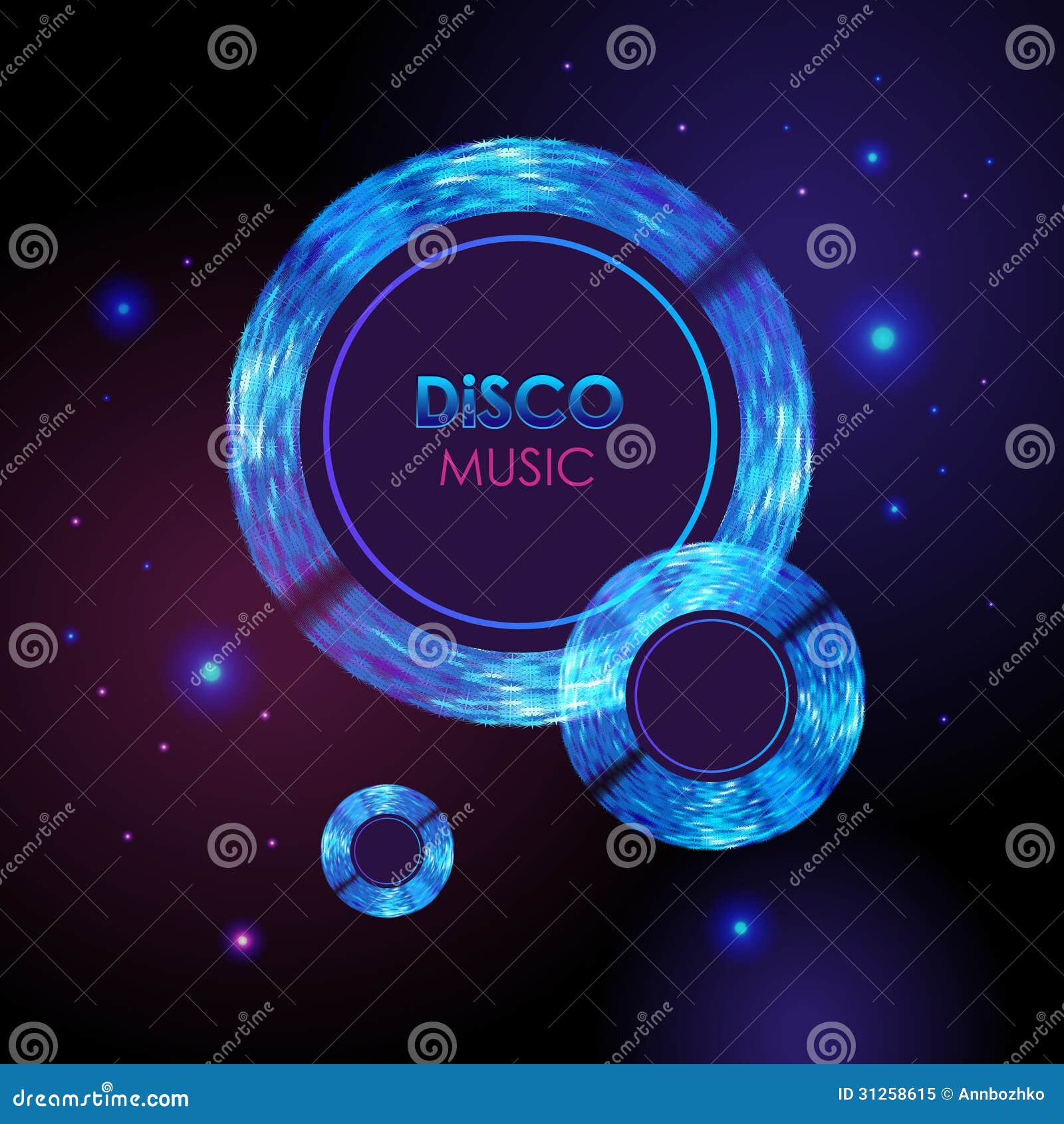 Disco abstract background stock vector. Illustration of disk - 31258615