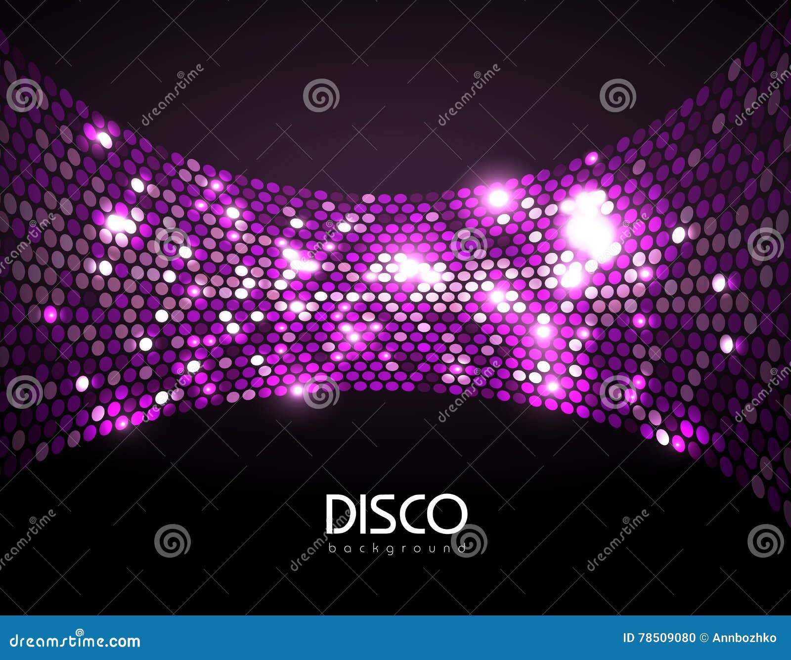 Disco Abstract Pink Background Stock Vector - Illustration of round ...