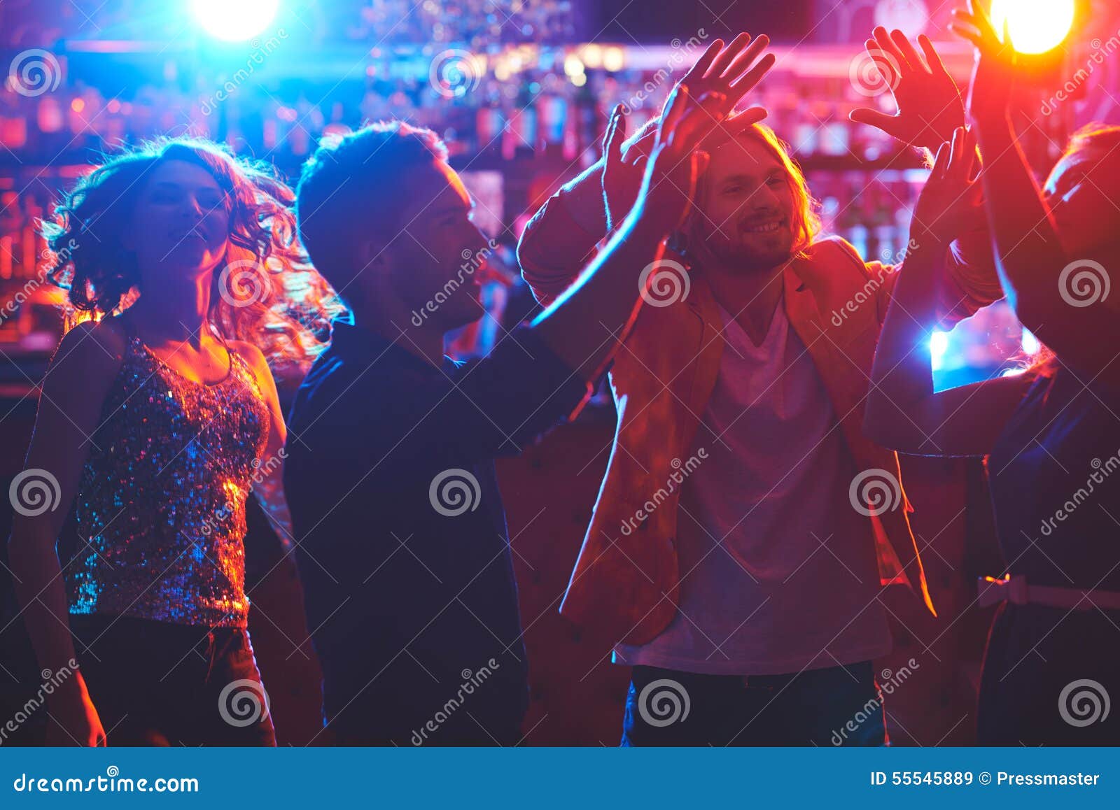 Disco atmosphere stock image. Image of friendly, adult - 55545889