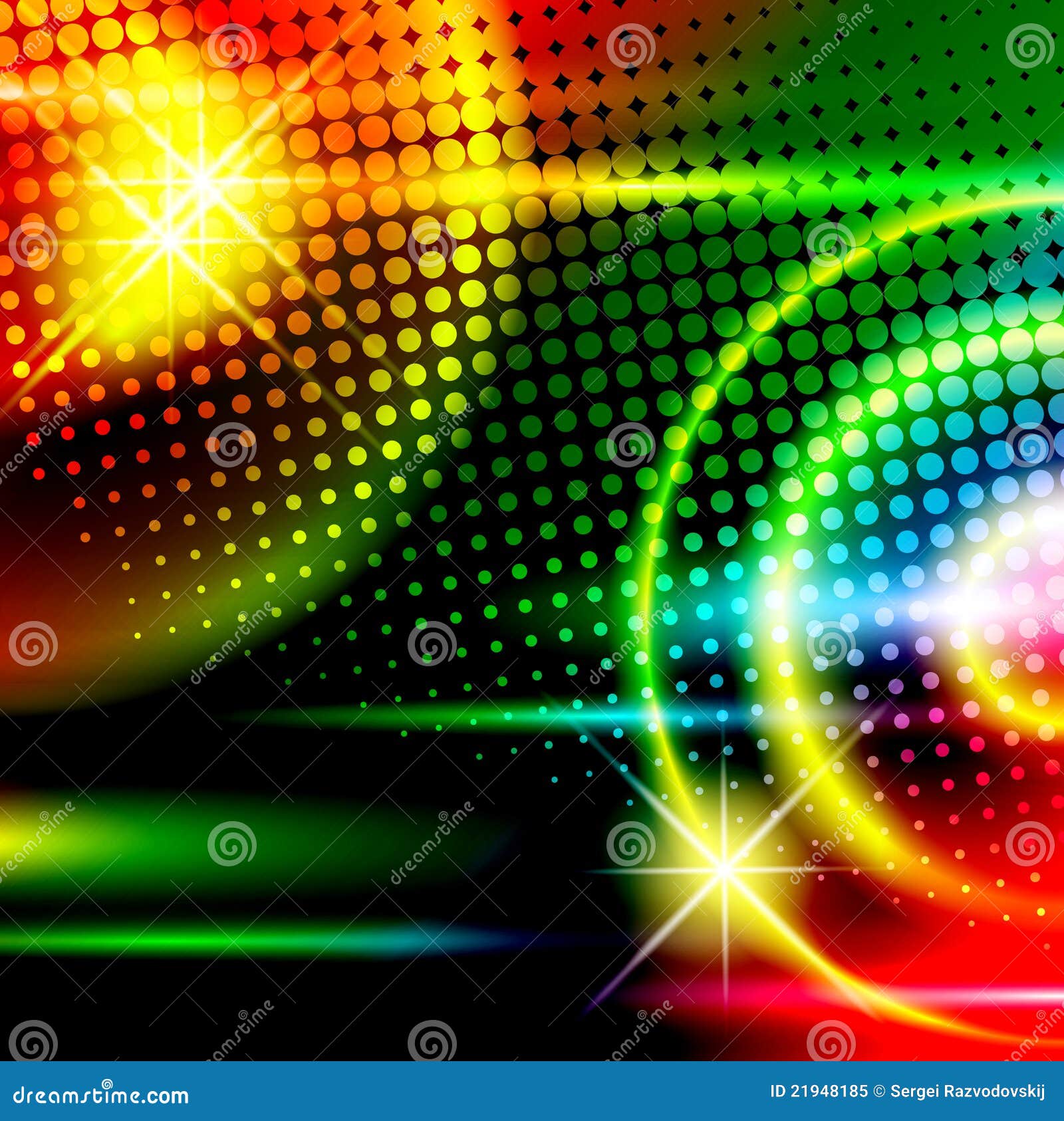 Disco background stock vector. Illustration of colorful - 21948185