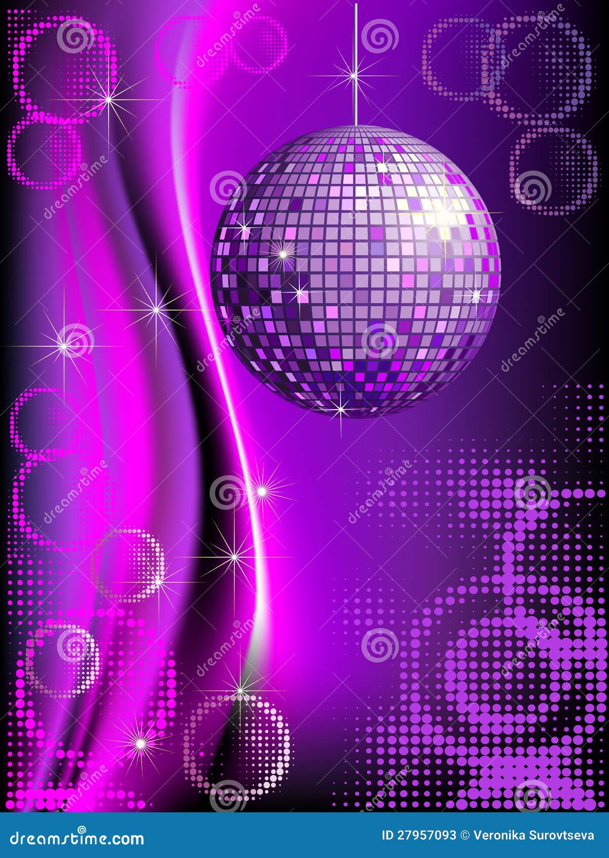 Disco background stock vector. Illustration of beams - 27957093