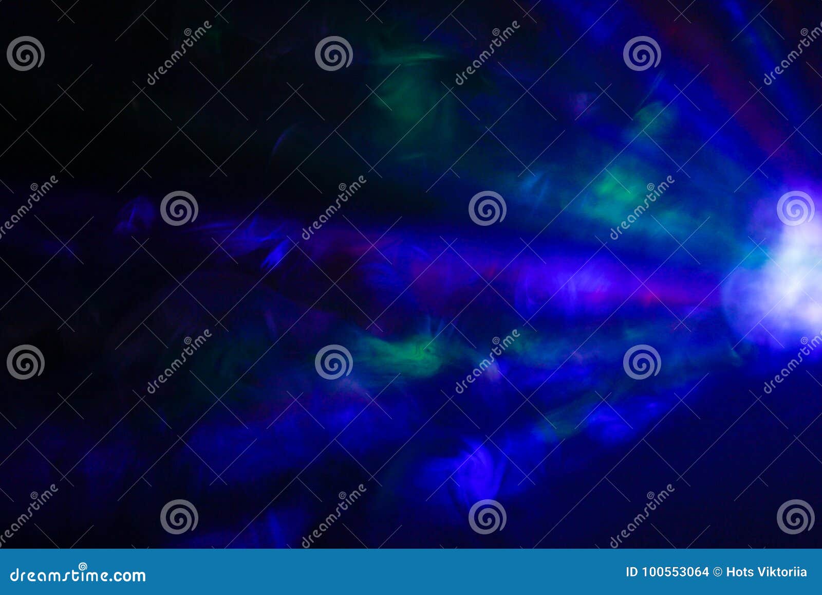 Disco rays in the smoke stock photo. Image of leisure - 100553064