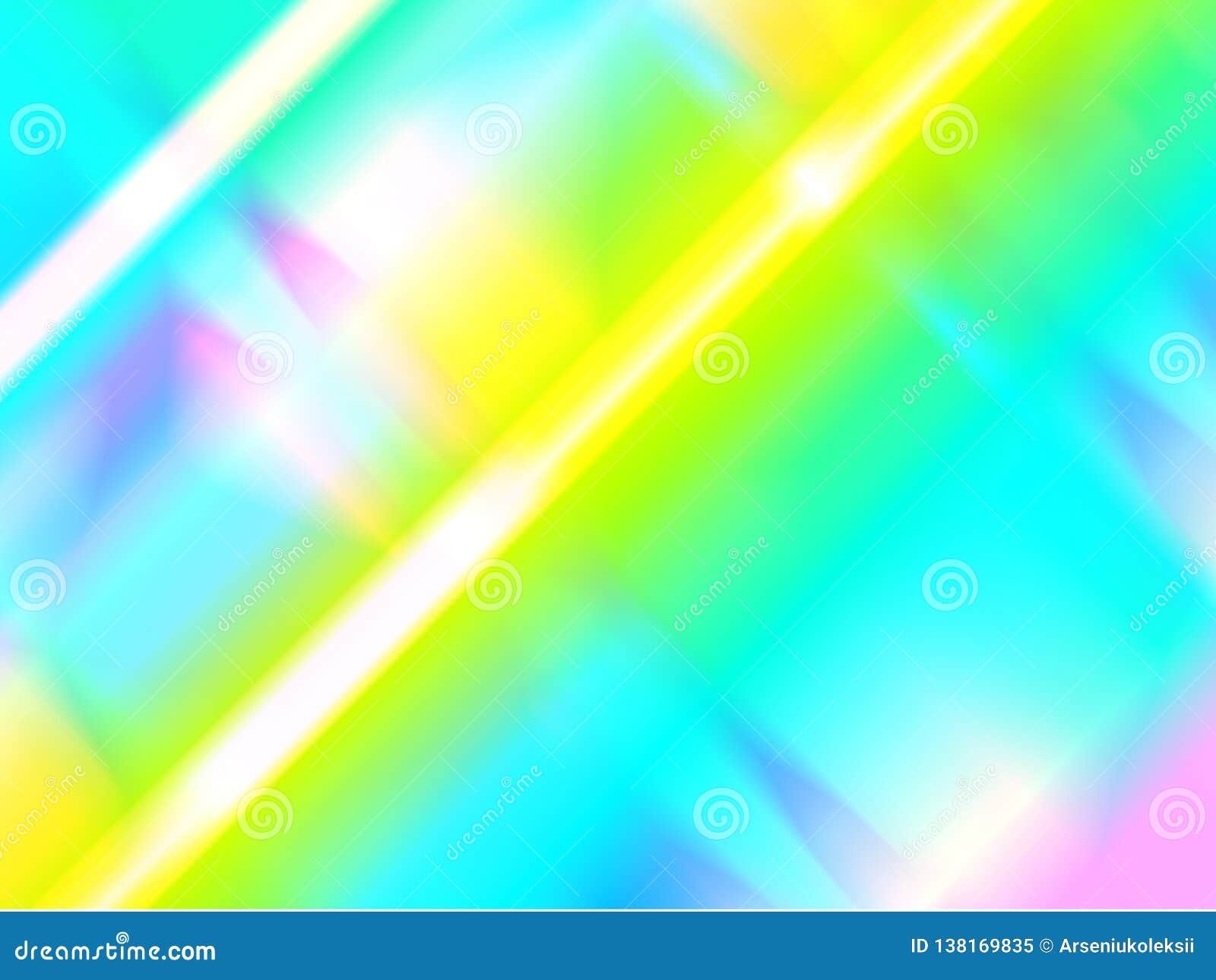 Disco Background. Rainbow Reflection and Light Beams Texture Stock ...