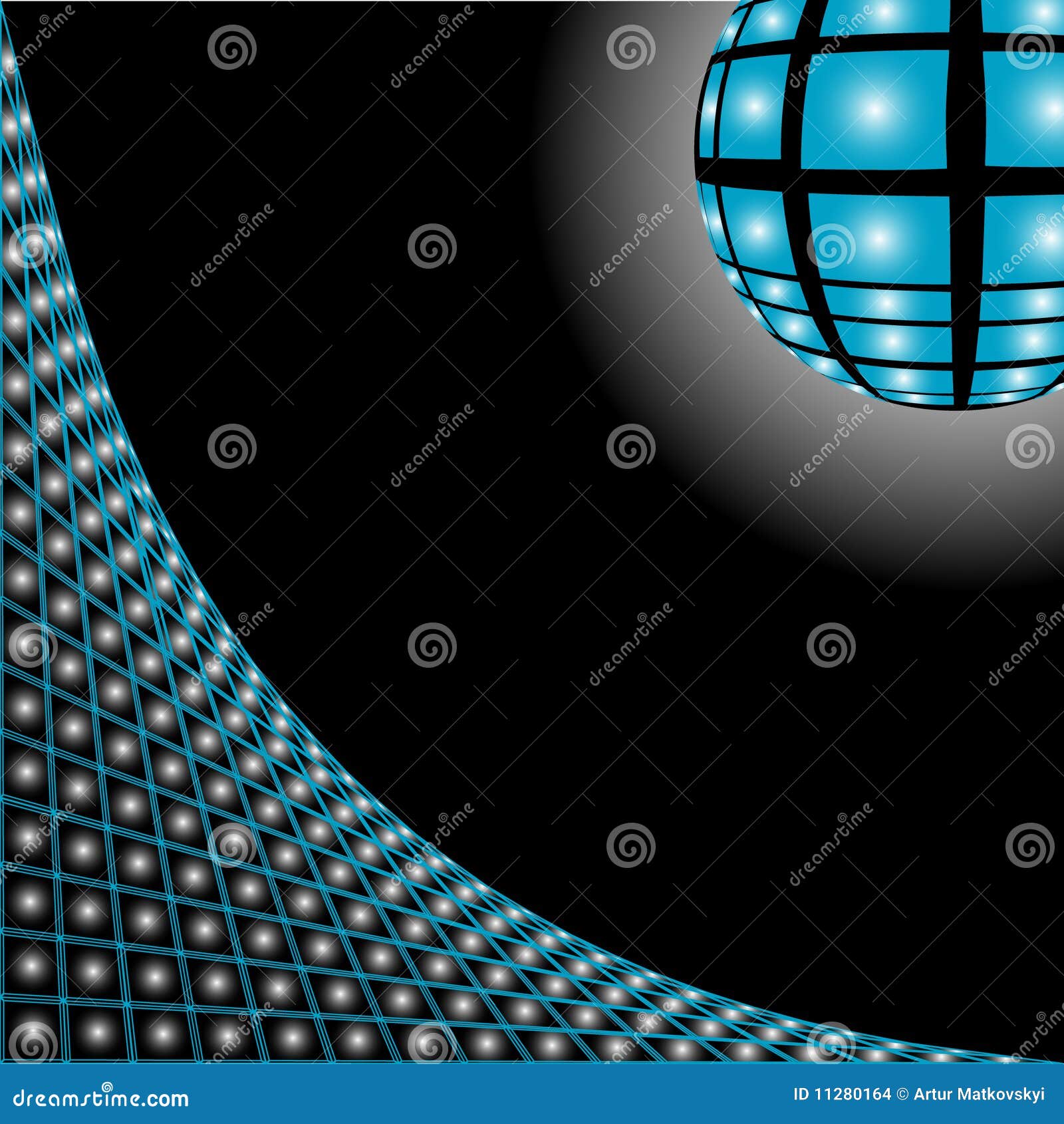 Disco background. Vector stock vector. Illustration of frame - 11280164