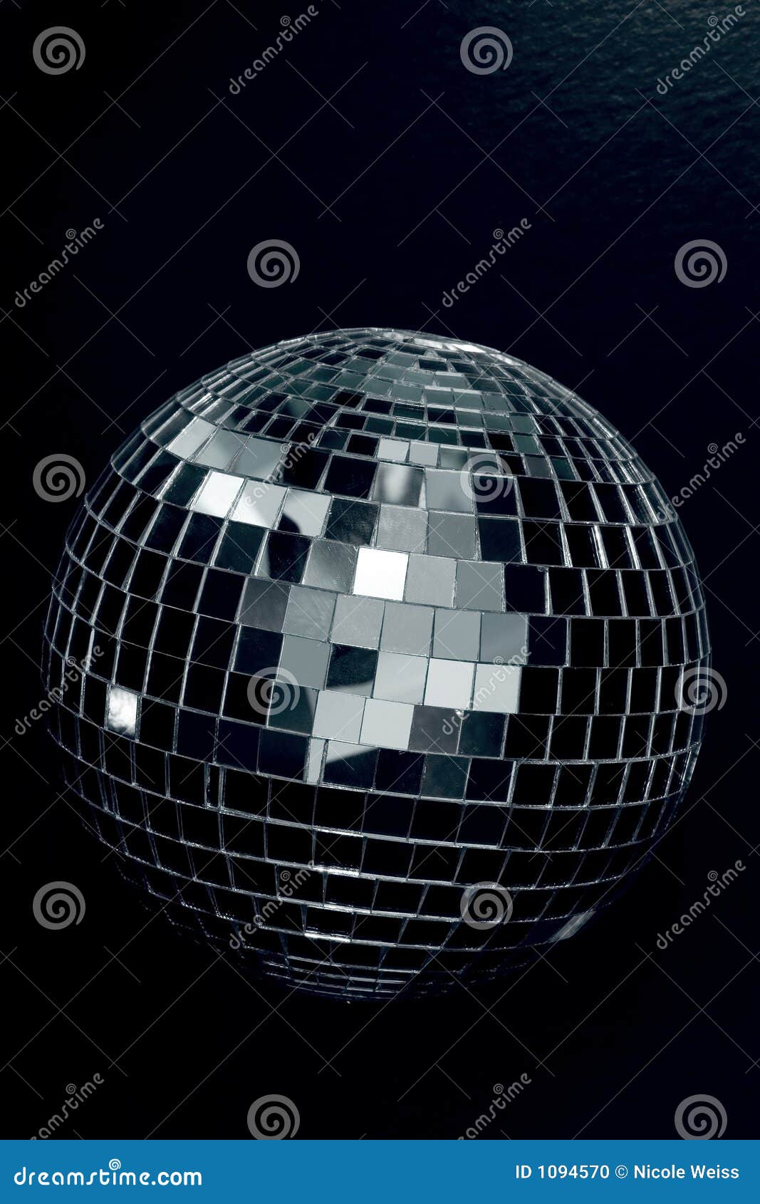 Disco Ball stock photo. Image of round, black, reflected - 1094570