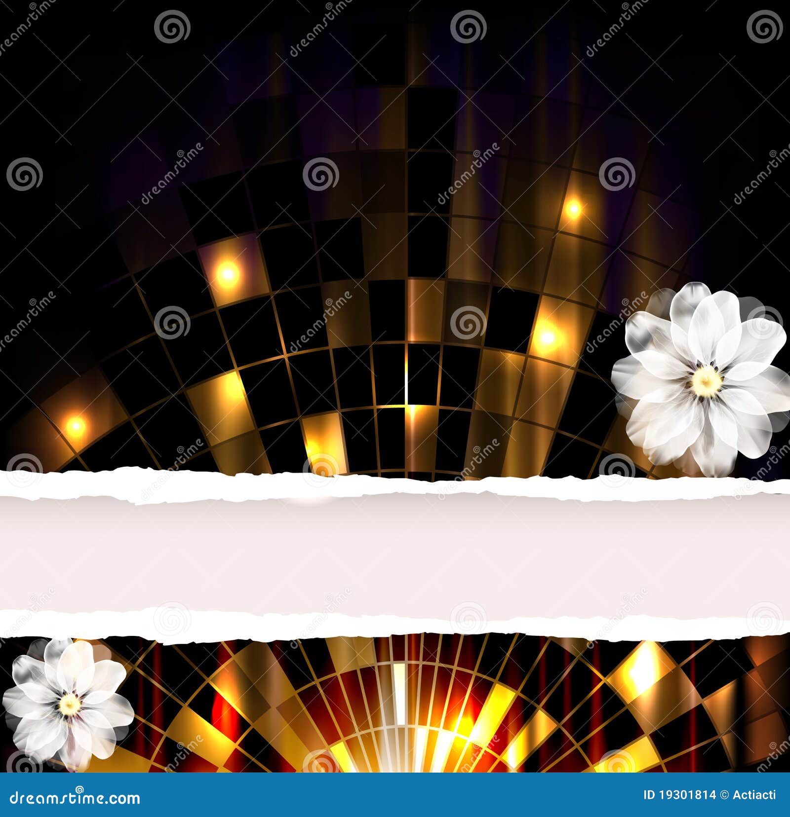 Disco Flower Stock Illustrations – 7,171 Disco Flower Stock ...
