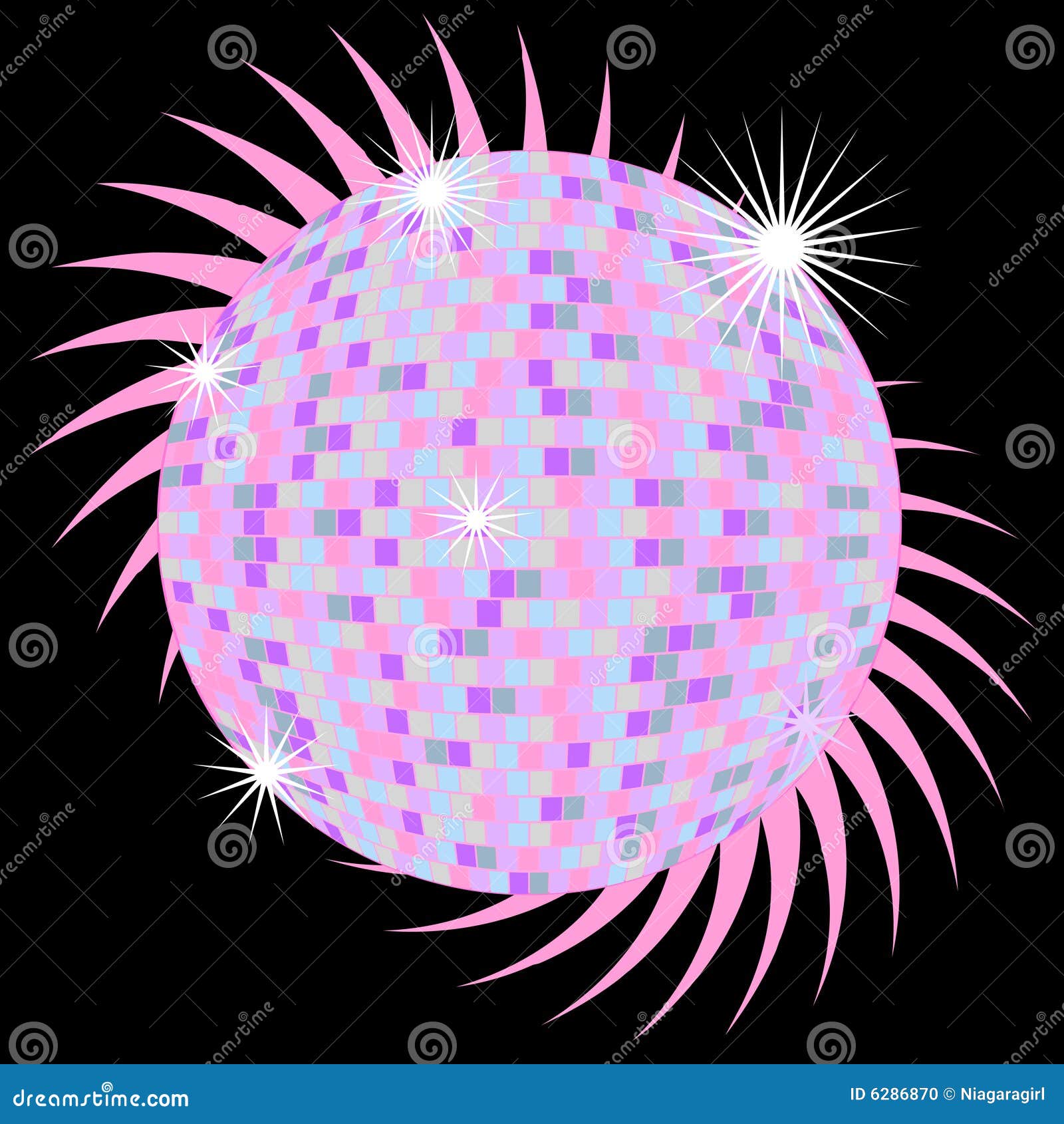 Disco Ball Abstract stock vector. Illustration of abstract - 6286870