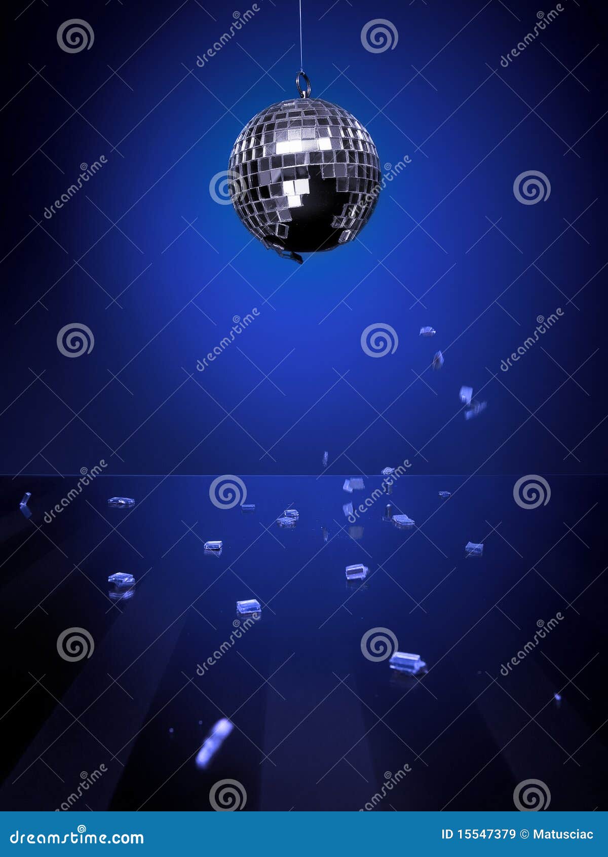 Disco Ball blue stock illustration. Illustration of glitter - 15547379