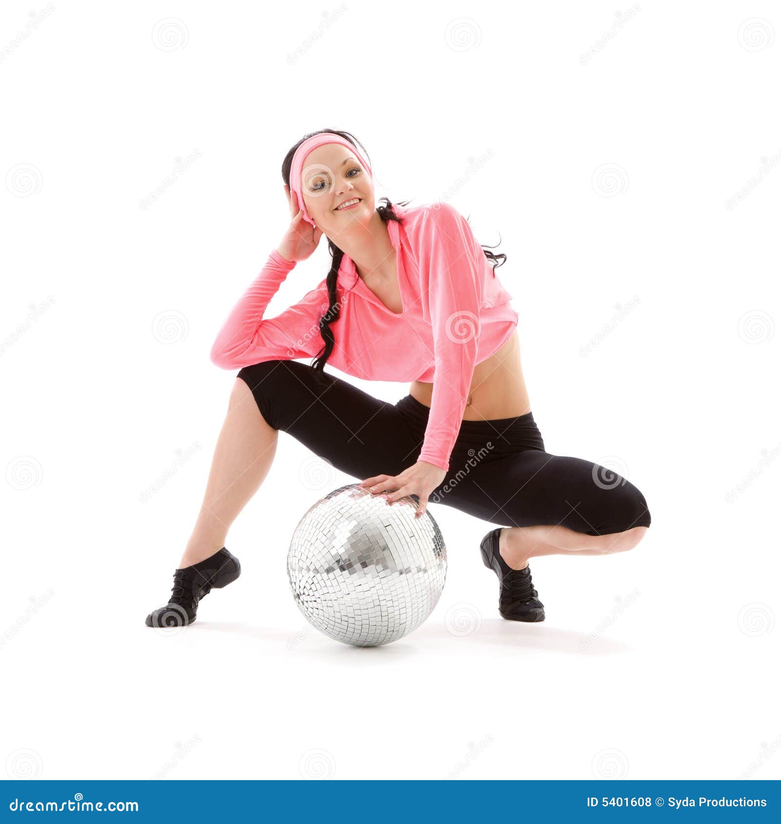 Disco ball dancer stock photo. Image of bowing, entertainer - 5401608