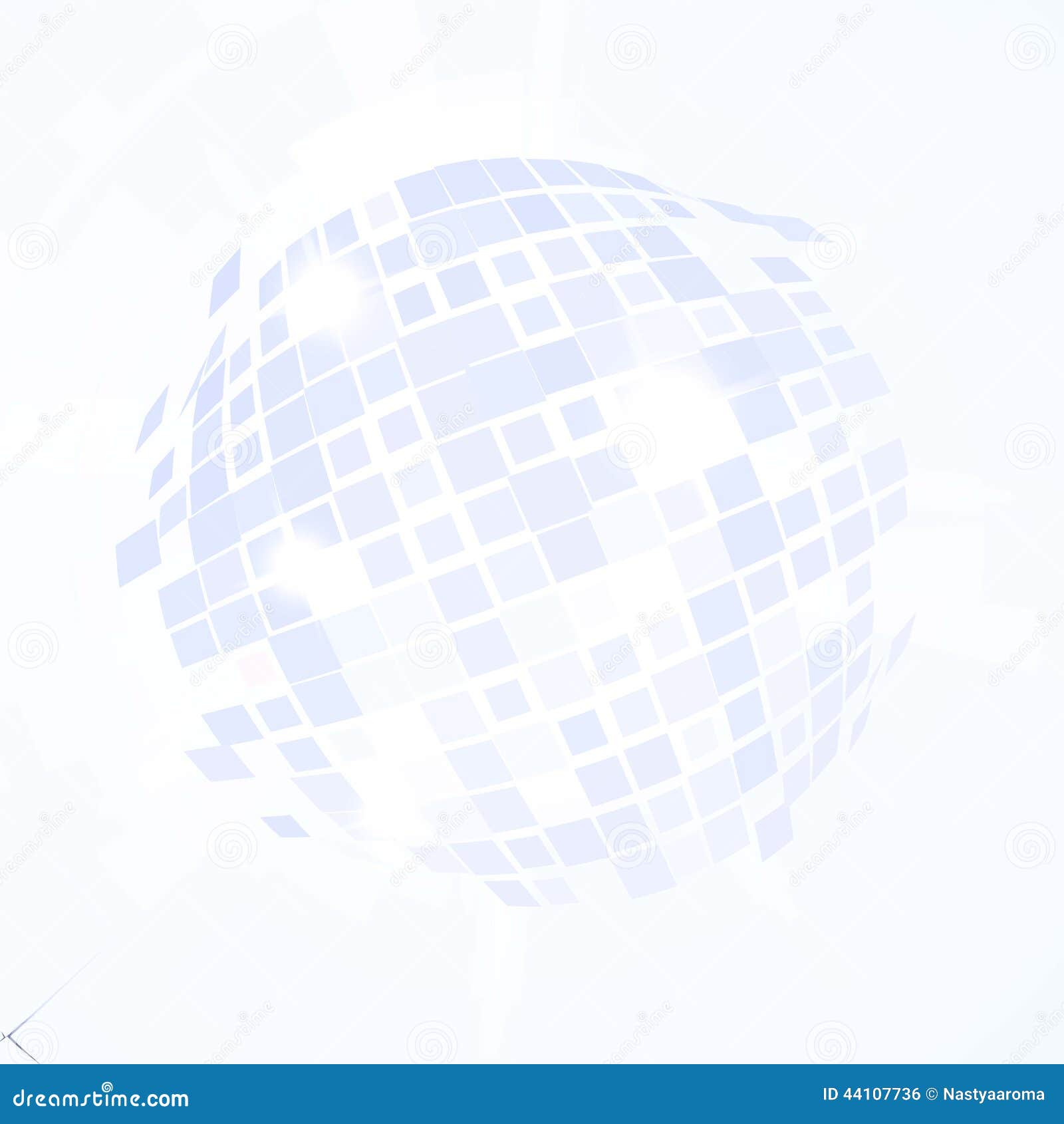 Disco ball explosion. stock vector. Illustration of party - 44107736