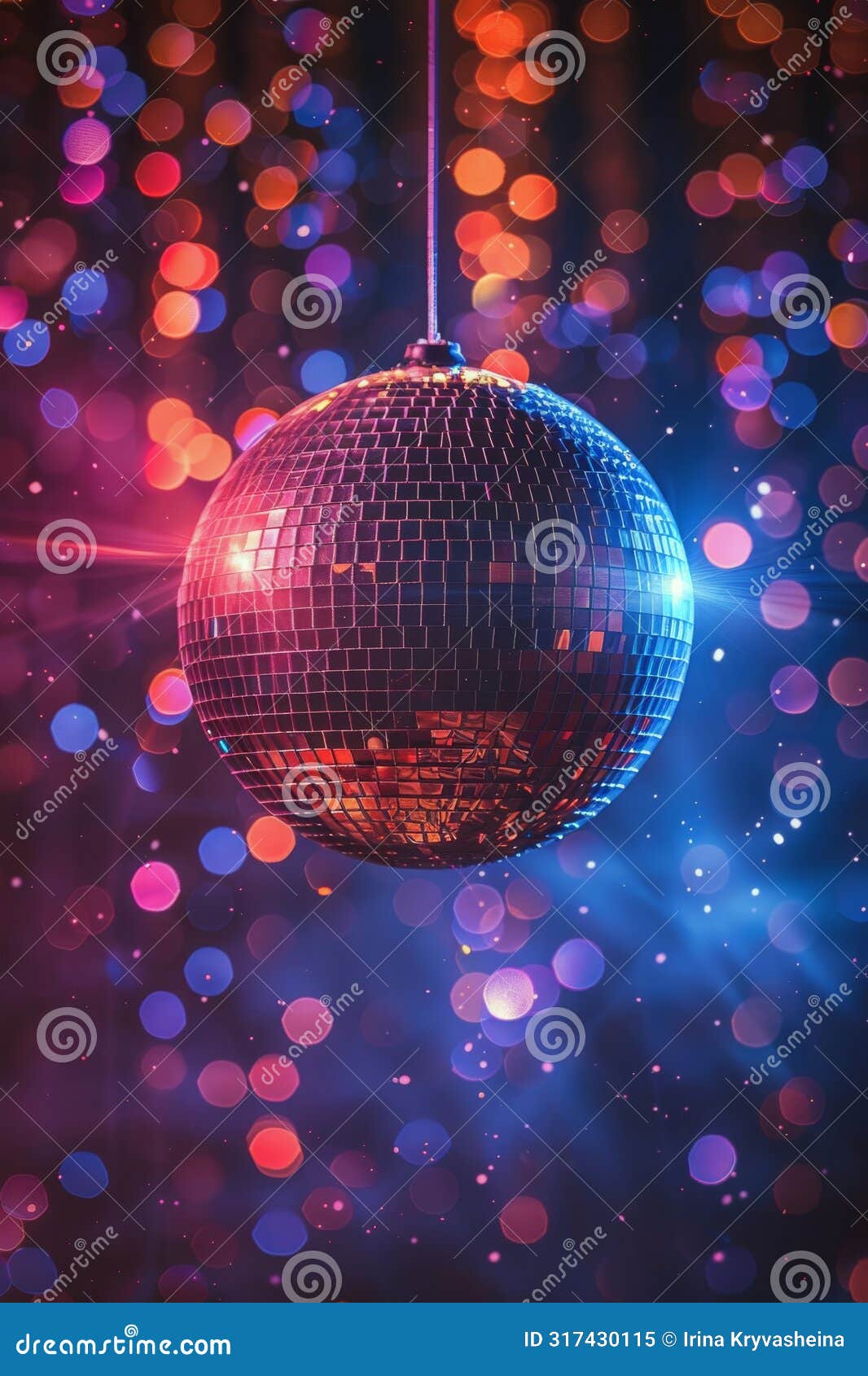 Disco Ball Floating on Water Stock Image - Image of music, surface ...