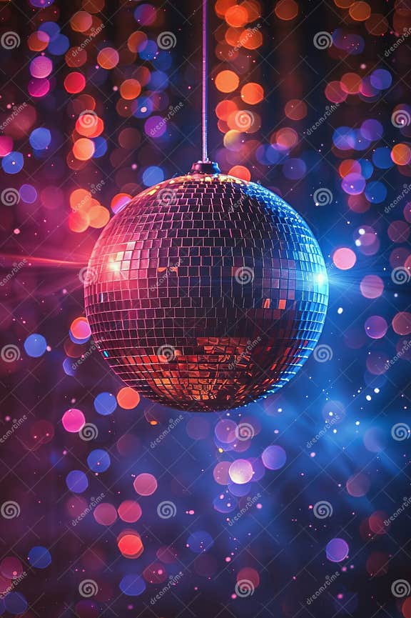 Disco Ball Floating on Water Stock Image - Image of music, surface ...