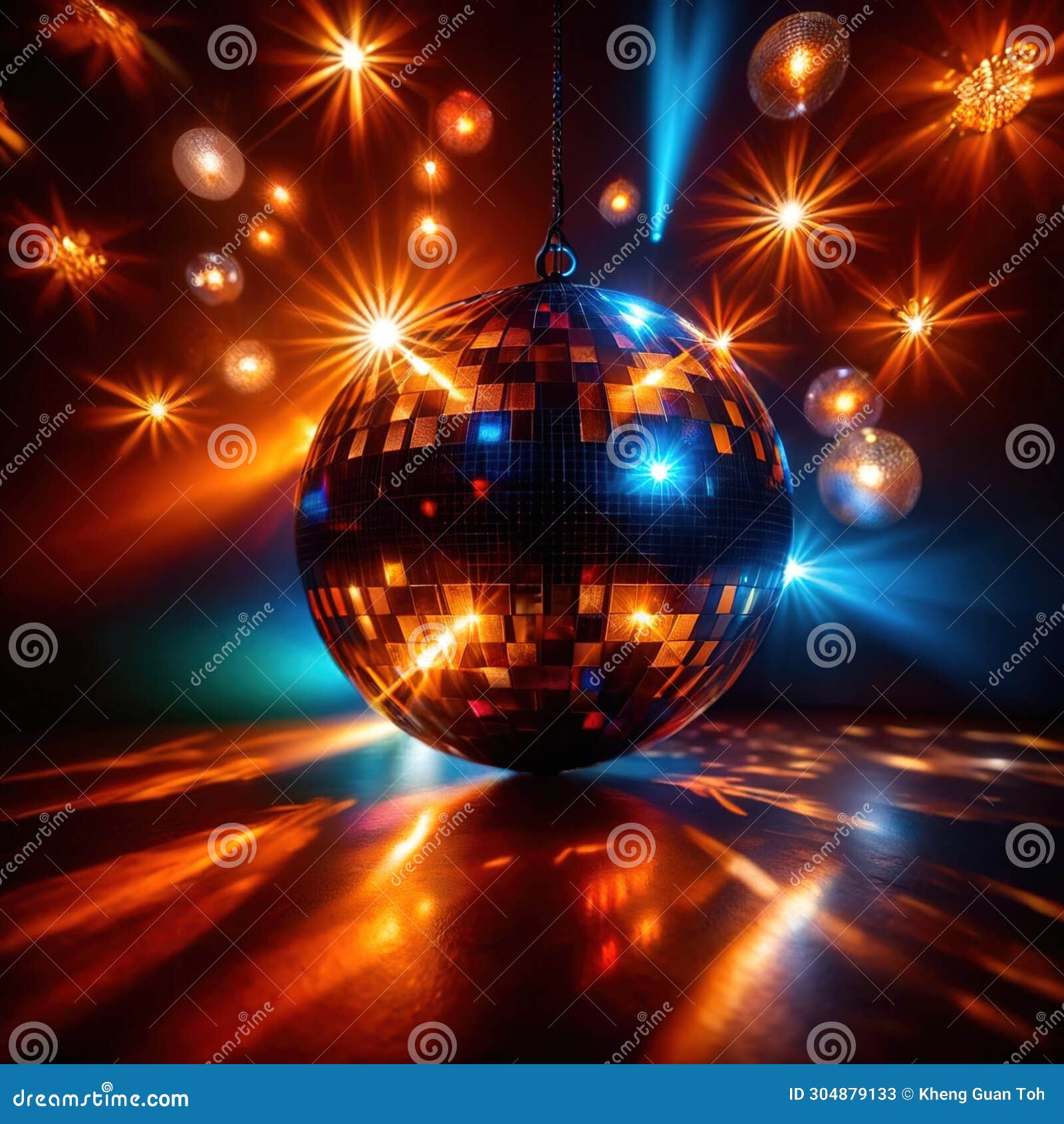 Disco Ball, Party Light Accessory, Bright Glowing Sparkling Sphere ...