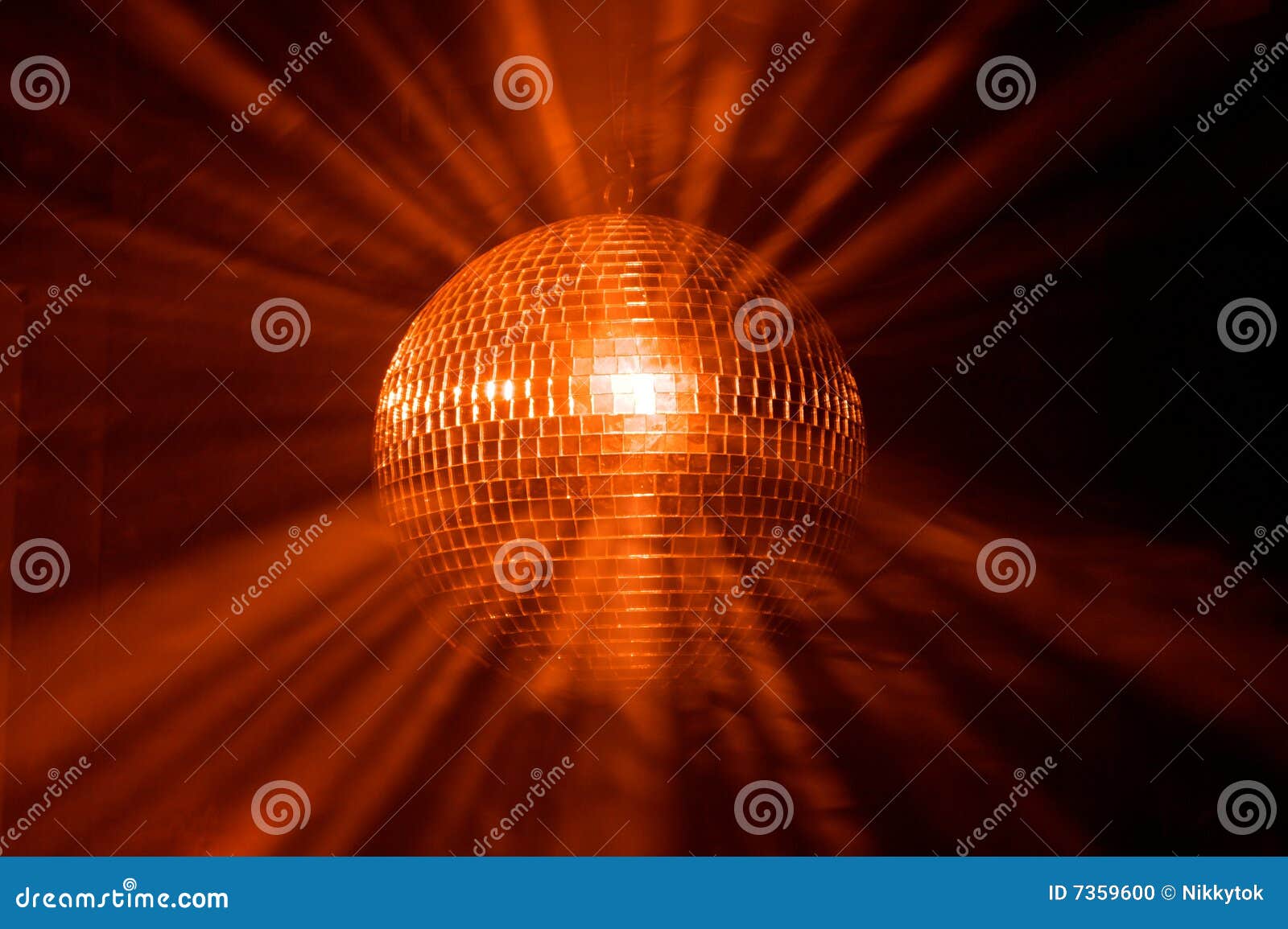 Disco ball with rays stock photo. Image of reflect, glitter - 7359600