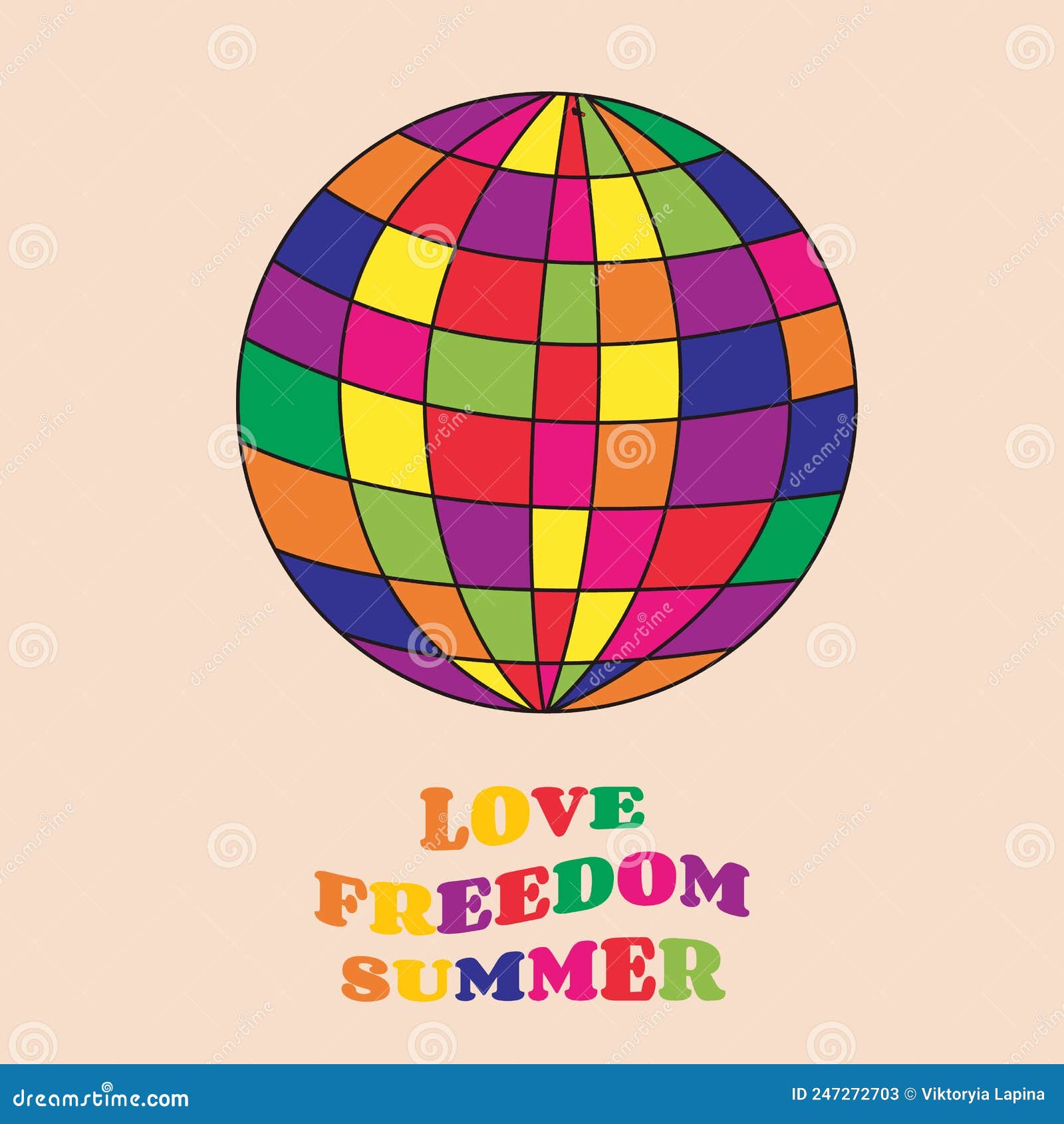 The Disco Ball Vector Icon is Isolated. Retro Stock Vector ...