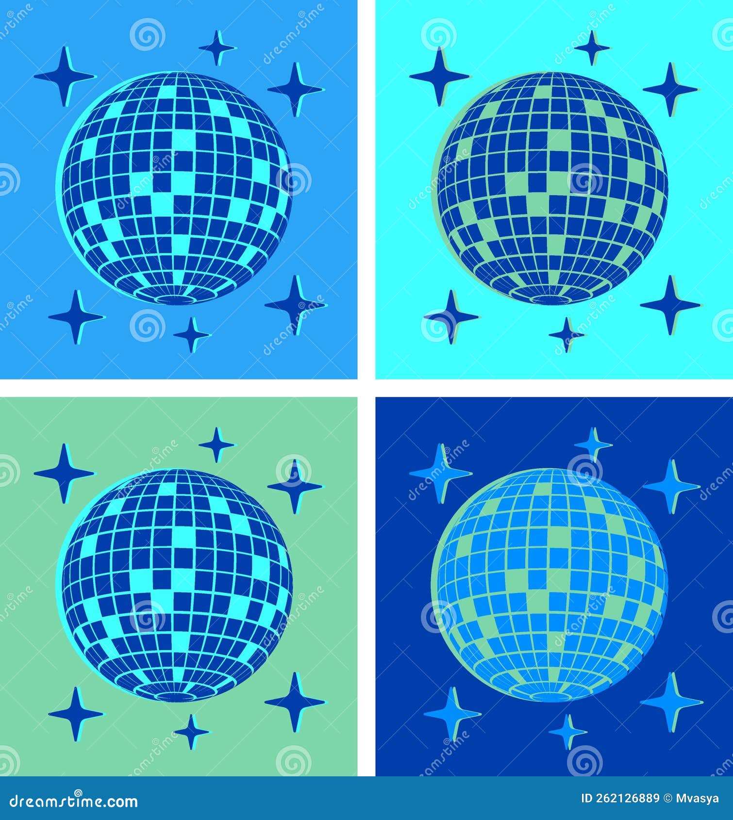 Disco Ball Vector Icon Disco Ball Vector Icon Stock Vector ...
