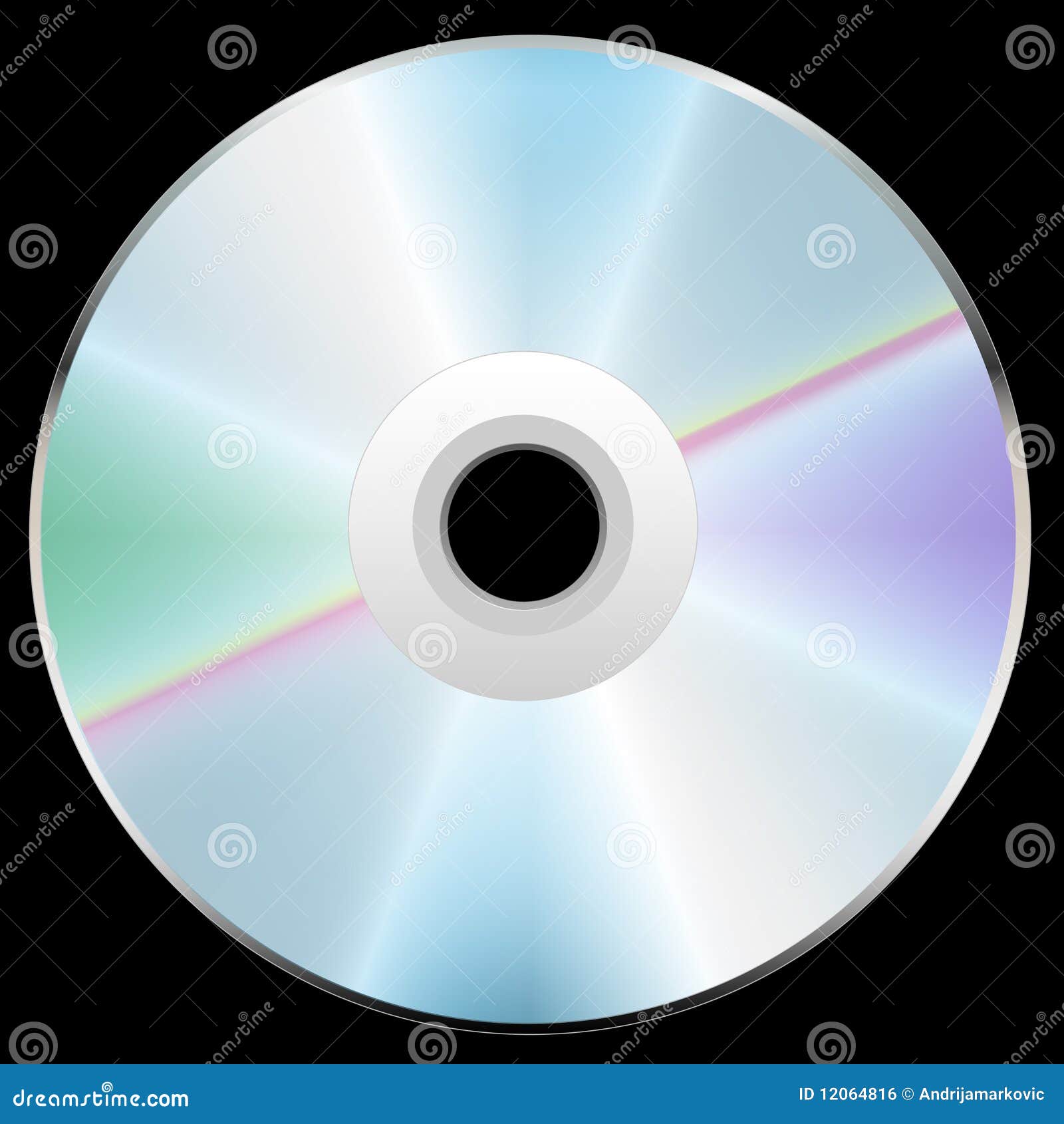 Disco-Cd ilustración del vector. Ilustración de instrumento - 12064816