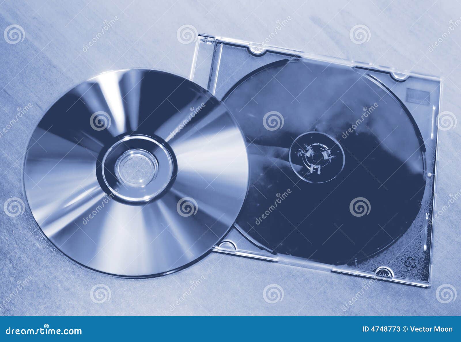 Disco Compacto En El Vector Imagen de archivo - Imagen de almacenaje ...