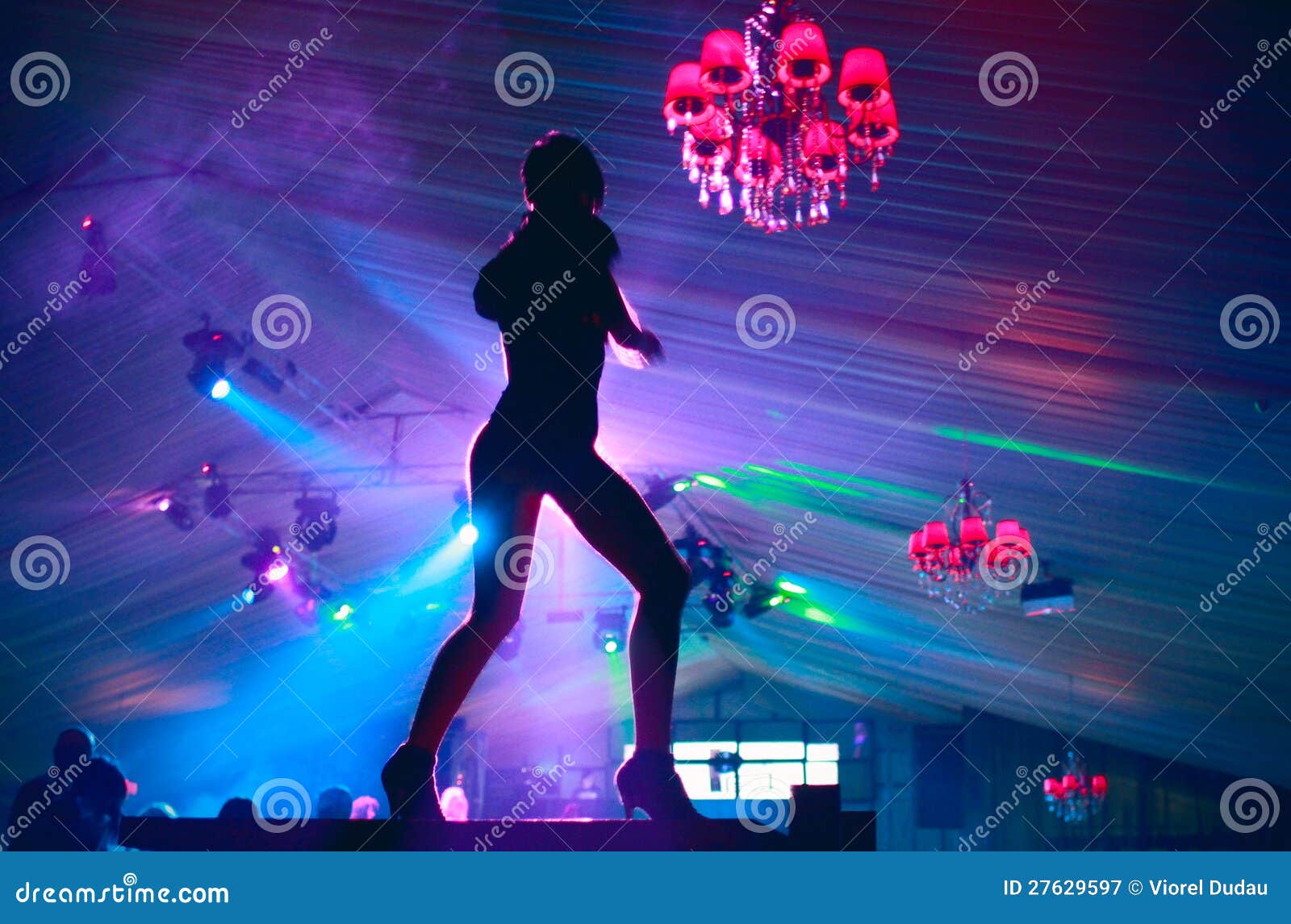 Disco dance stock image. Image of audience, electronic - 27629597