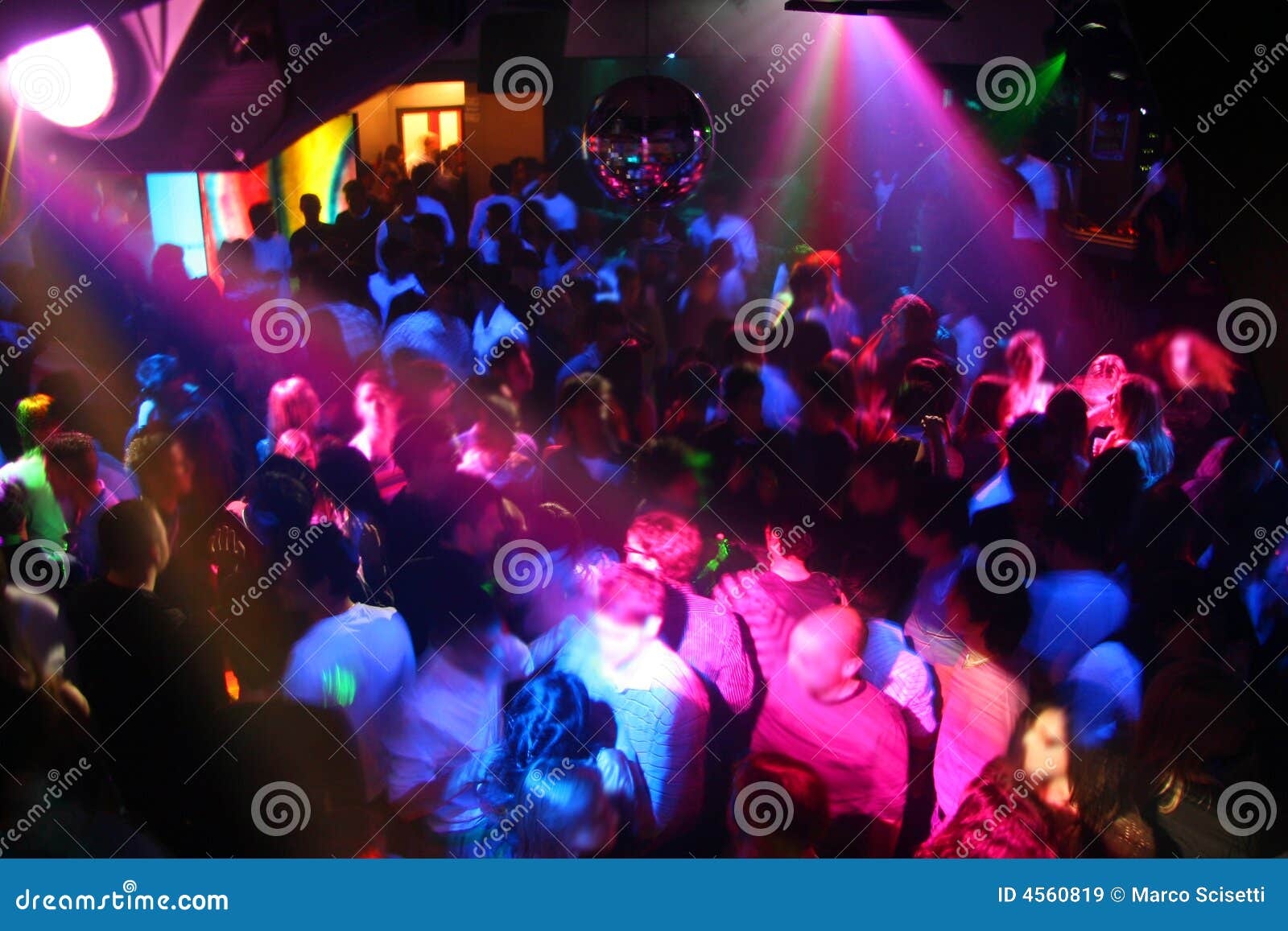 Disco Dancing People stock image. Image of night, lighting - 4560819