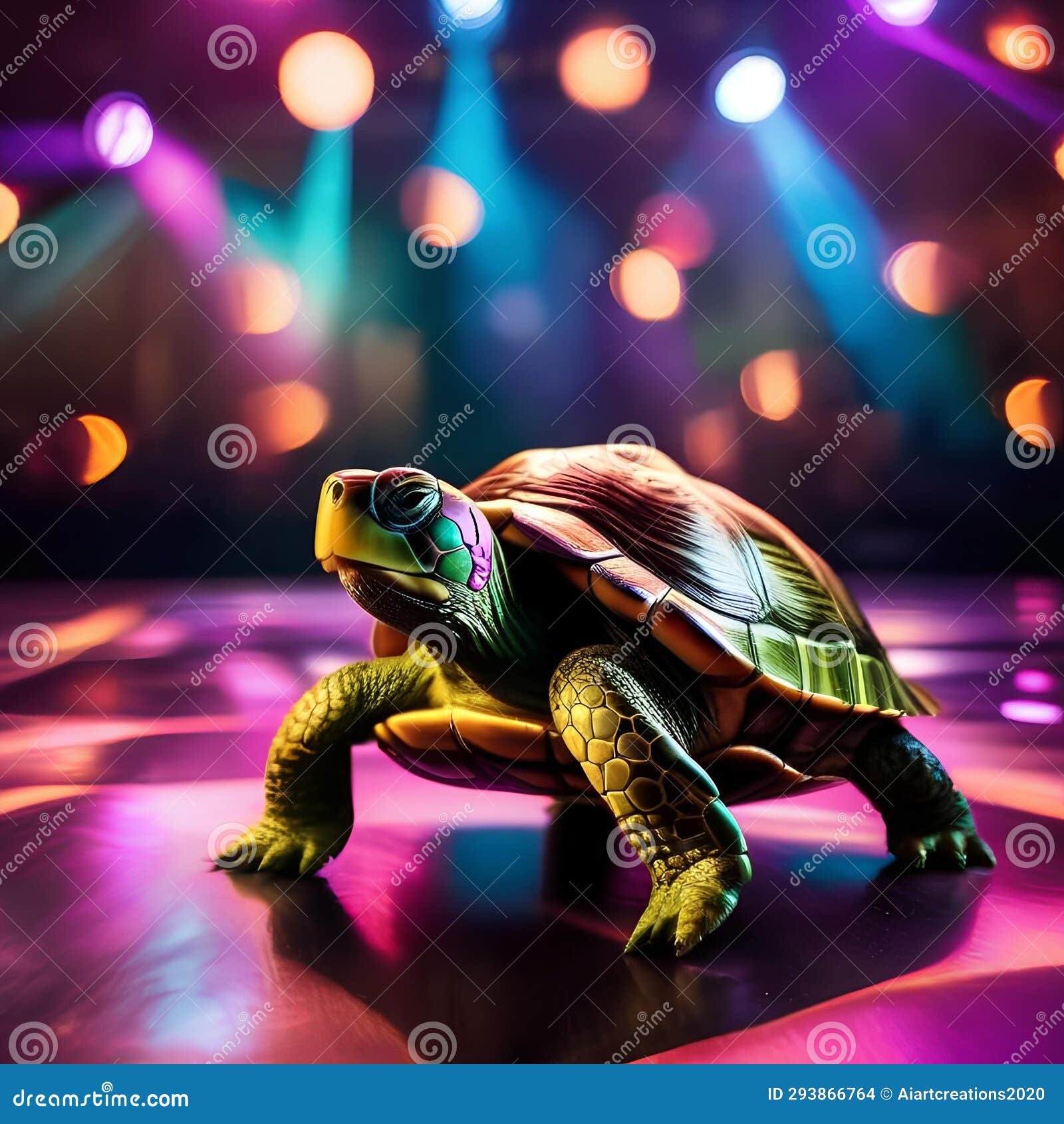 Turtle Boy -Dance Machine Royalty-Free Stock Image | CartoonDealer.com ...