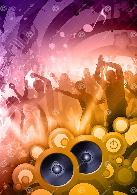 Disco dj stock illustration. Illustration of music, energy - 12609749