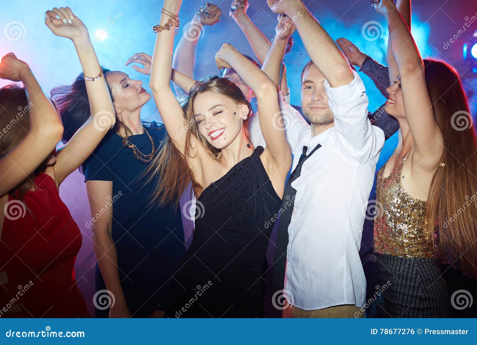 Disco enjoy stock photo. Image of young, enjoying, dancing - 78677276