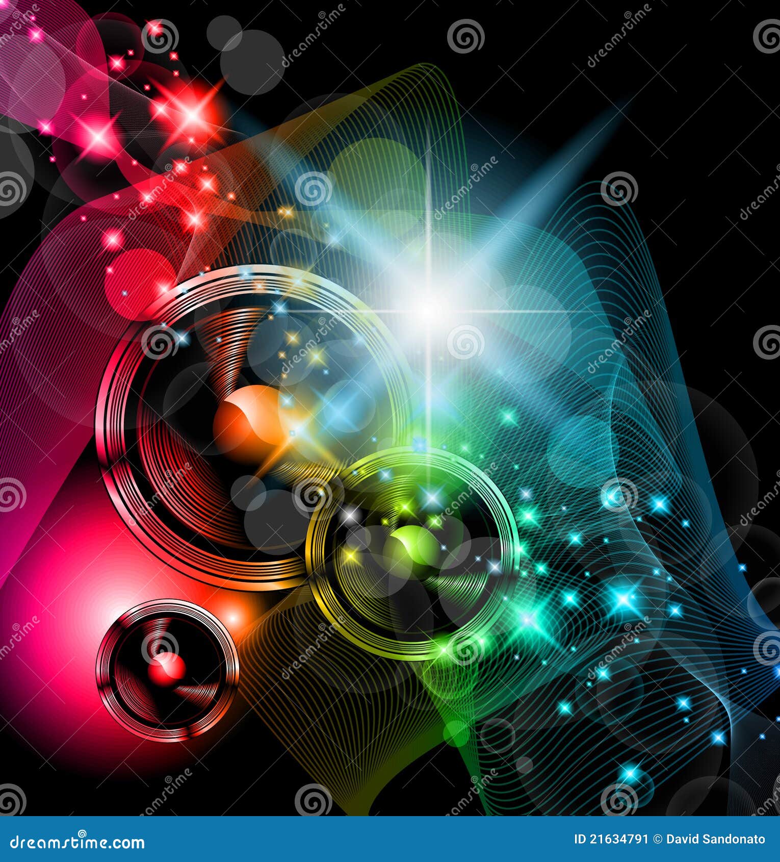 Disco Event Background stock illustration. Illustration of discotheque ...