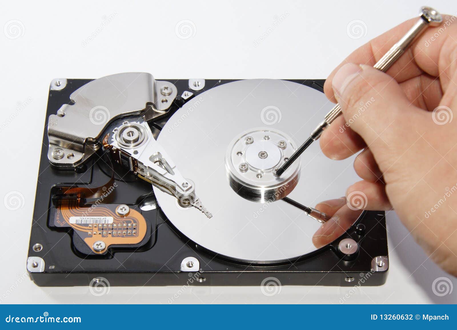 Disco fisso di Compuder fotografia stock. Immagine di informazione ...