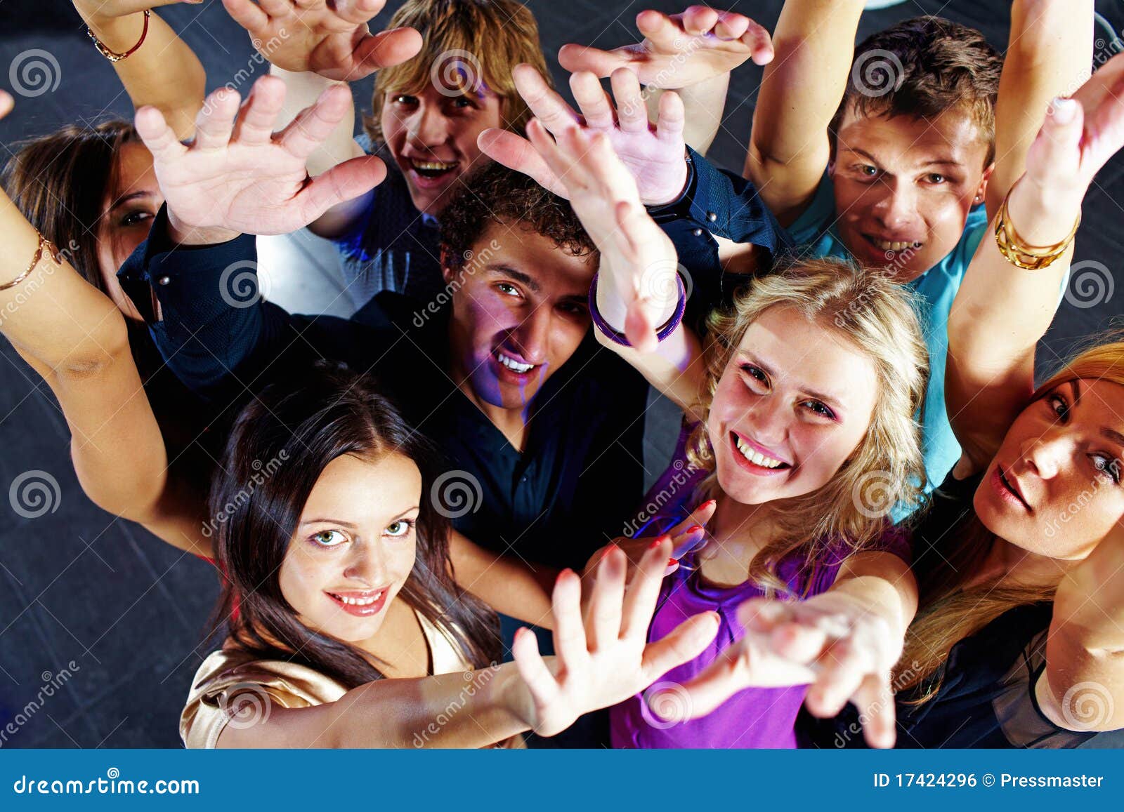 Disco fun stock photo. Image of adult, friendship, crowd - 17424296