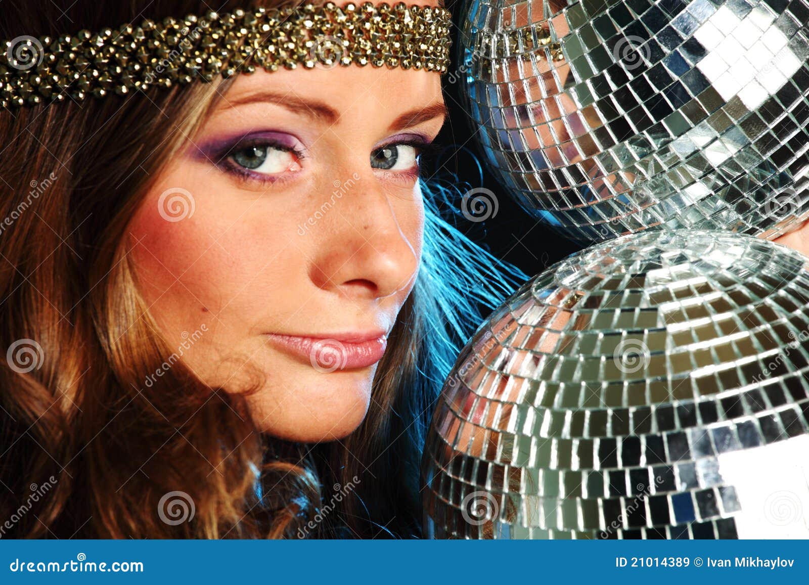 Disco girl stock image. Image of adult, girl, black, glamour - 21014389