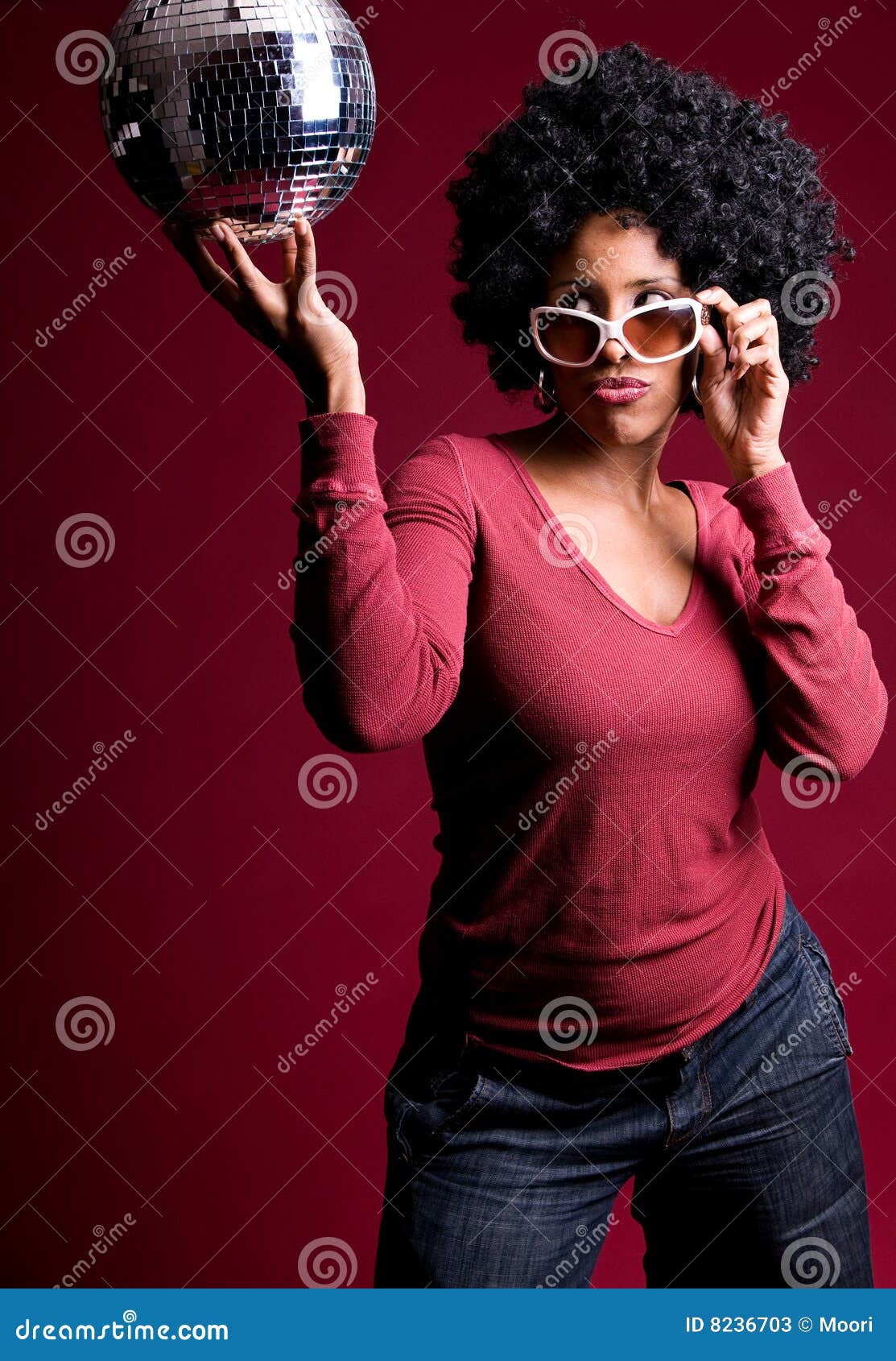 Disco girl stock image. Image of girl, cool, lifestyle - 8236703