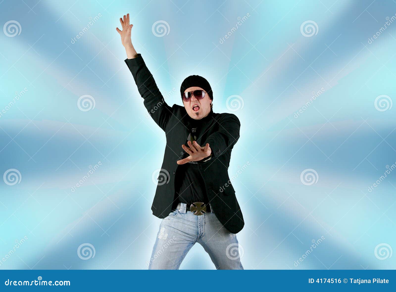 Disco guy stock photo. Image of motion, jeans, night, nightlife - 4174516