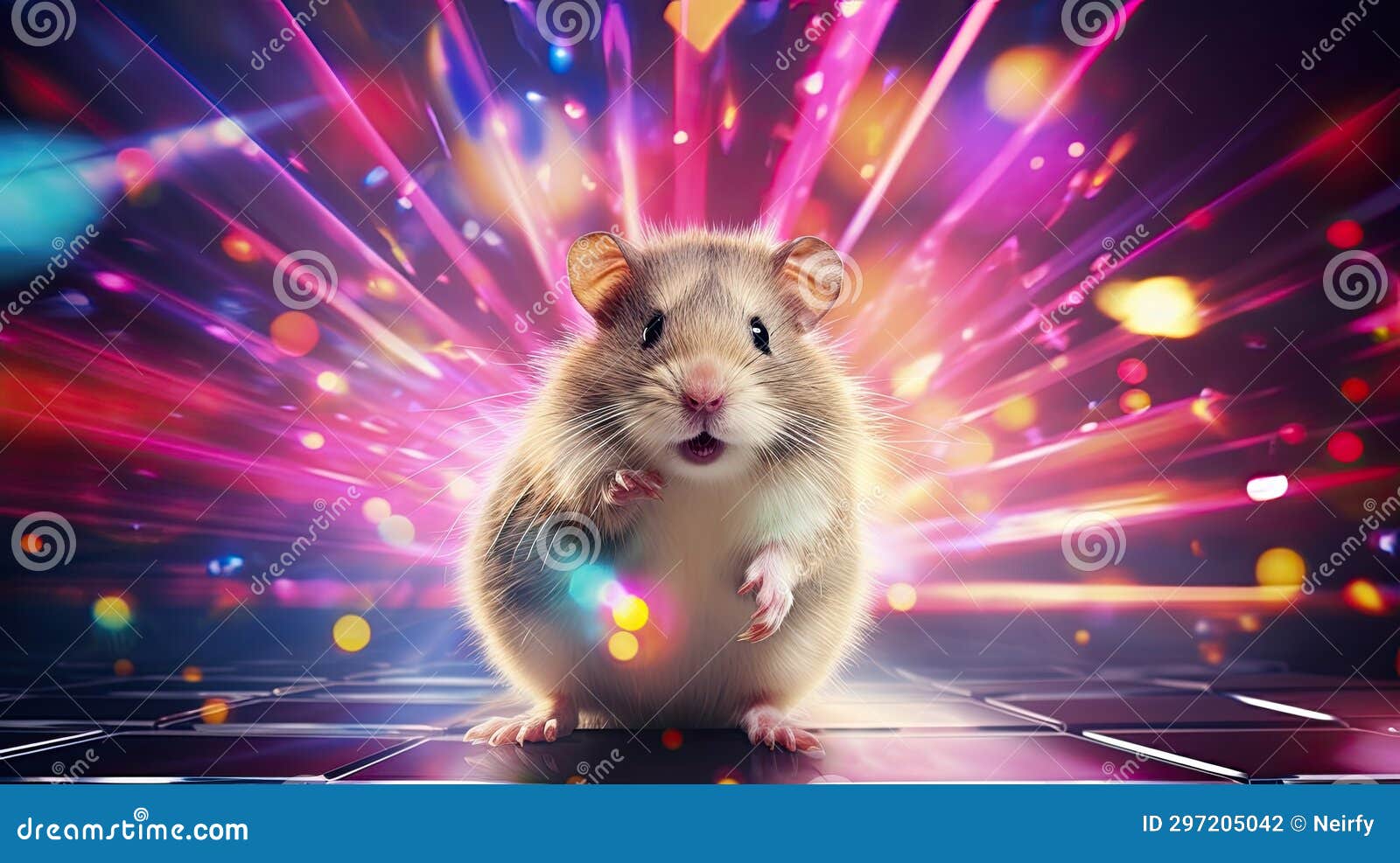 Disco hamster stock photo. Image of celebrating, whisker - 297205042