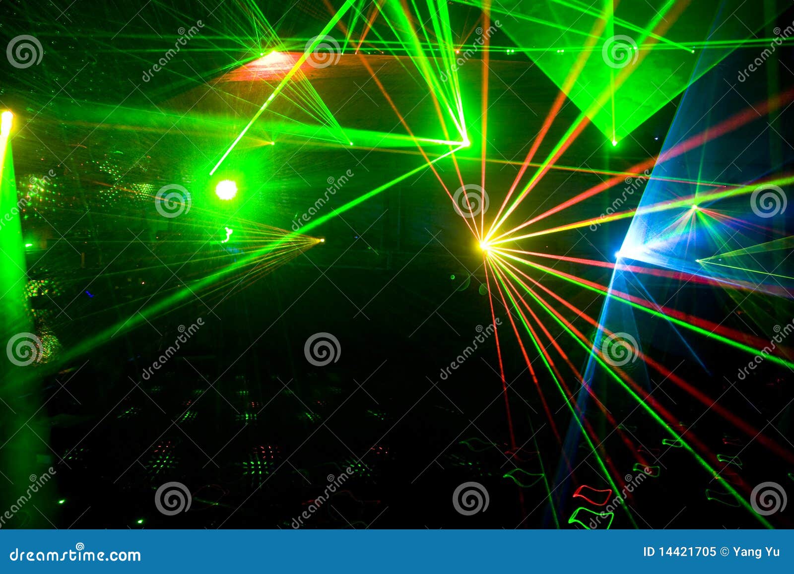 Disco and Laser Show stock image. Image of pattern, rainbow - 14421705