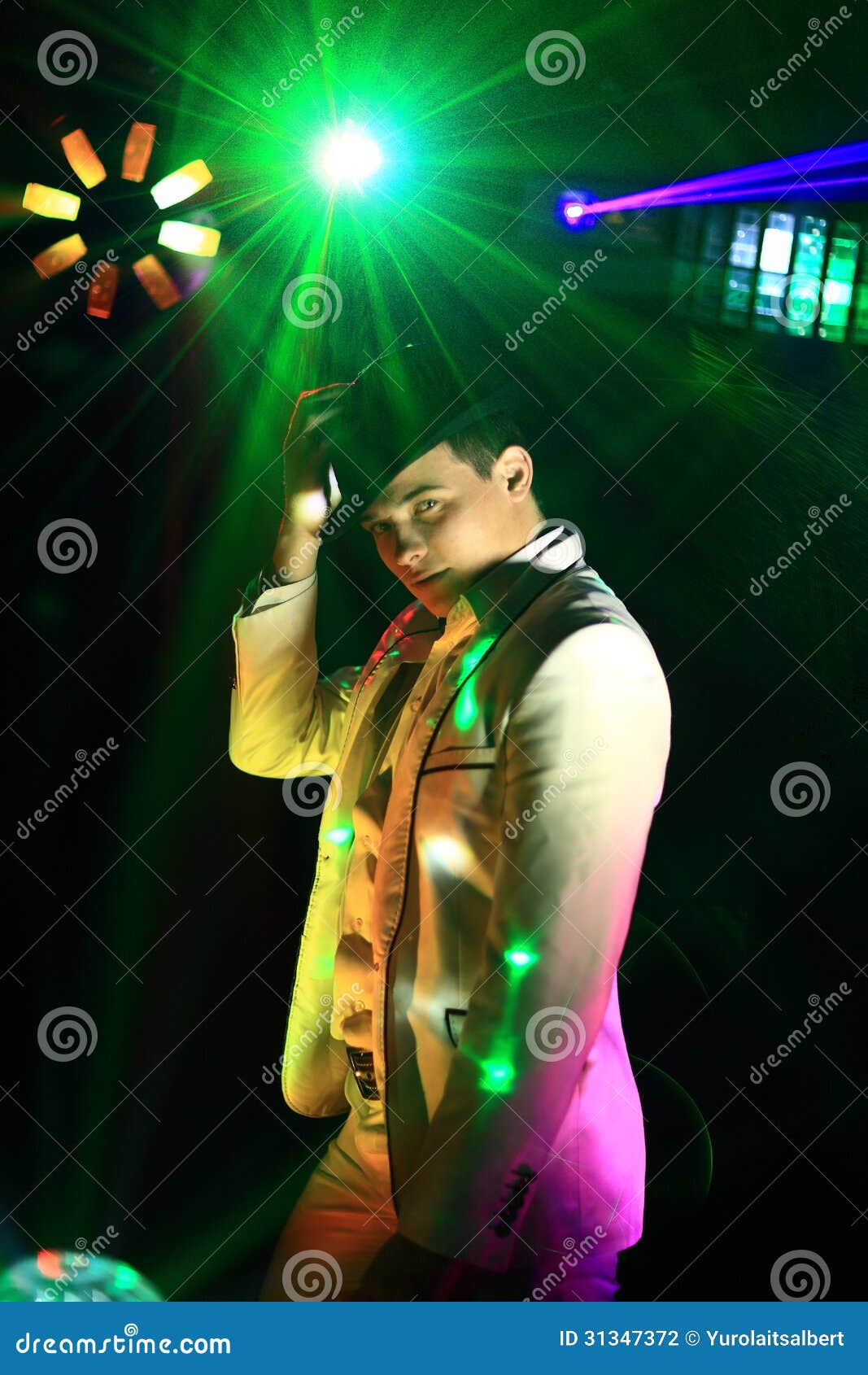 Disco. Laser show stock photo. Image of eps10, glow, celebration - 31347372