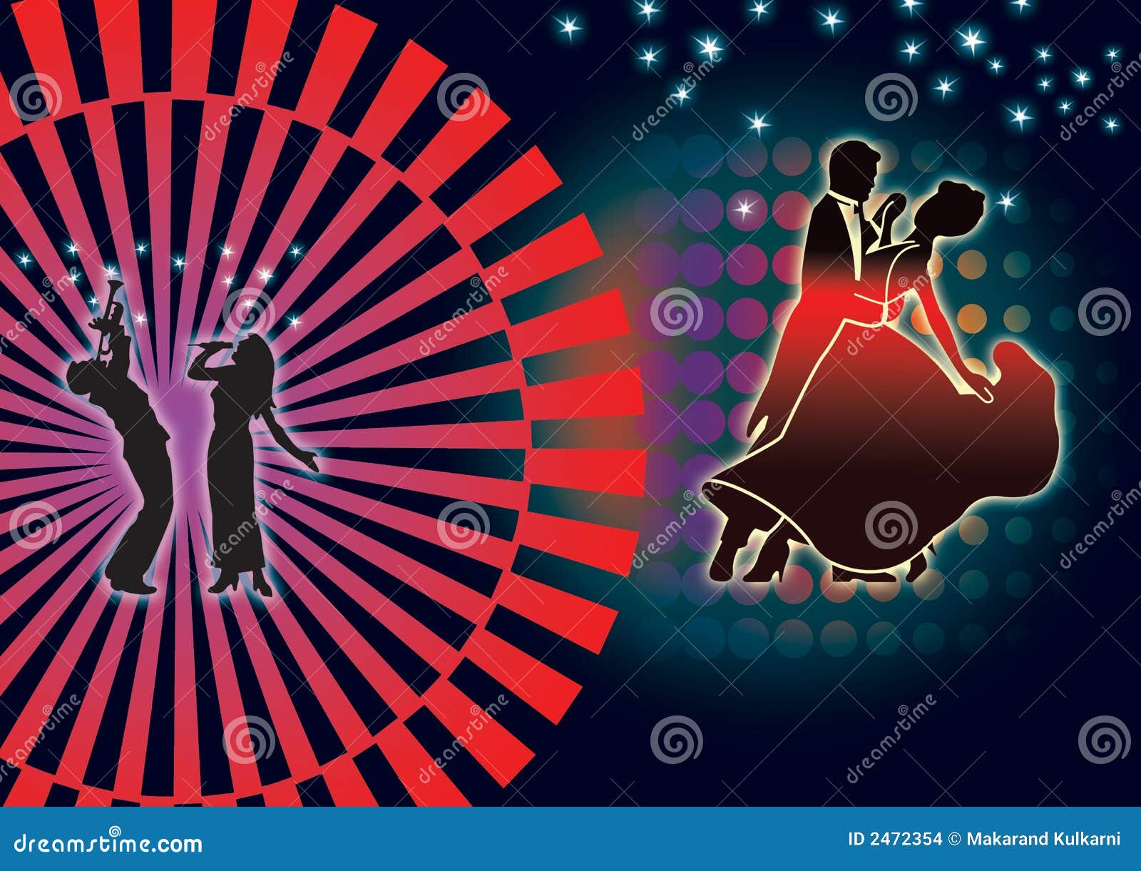 Disco life stock illustration. Illustration of beat, disco - 2472354