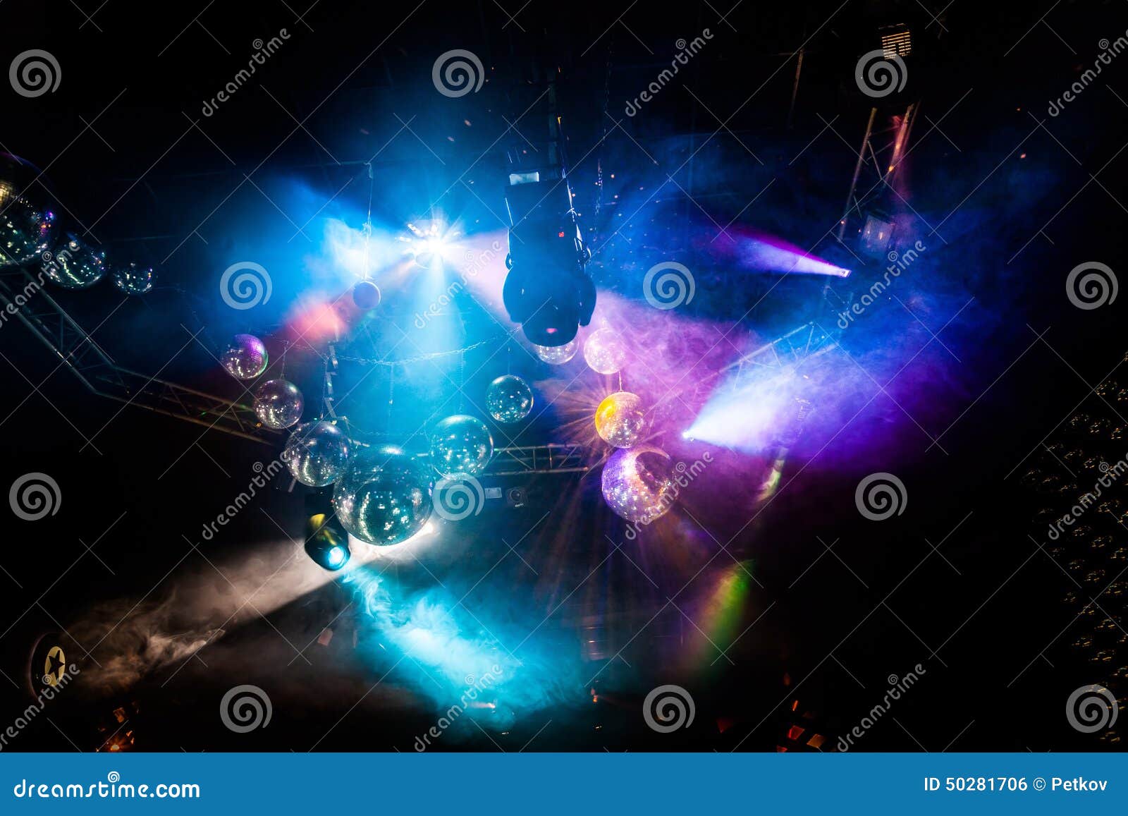 Disco Light Show, Stage Lights Stock Photo - Image of concert ...