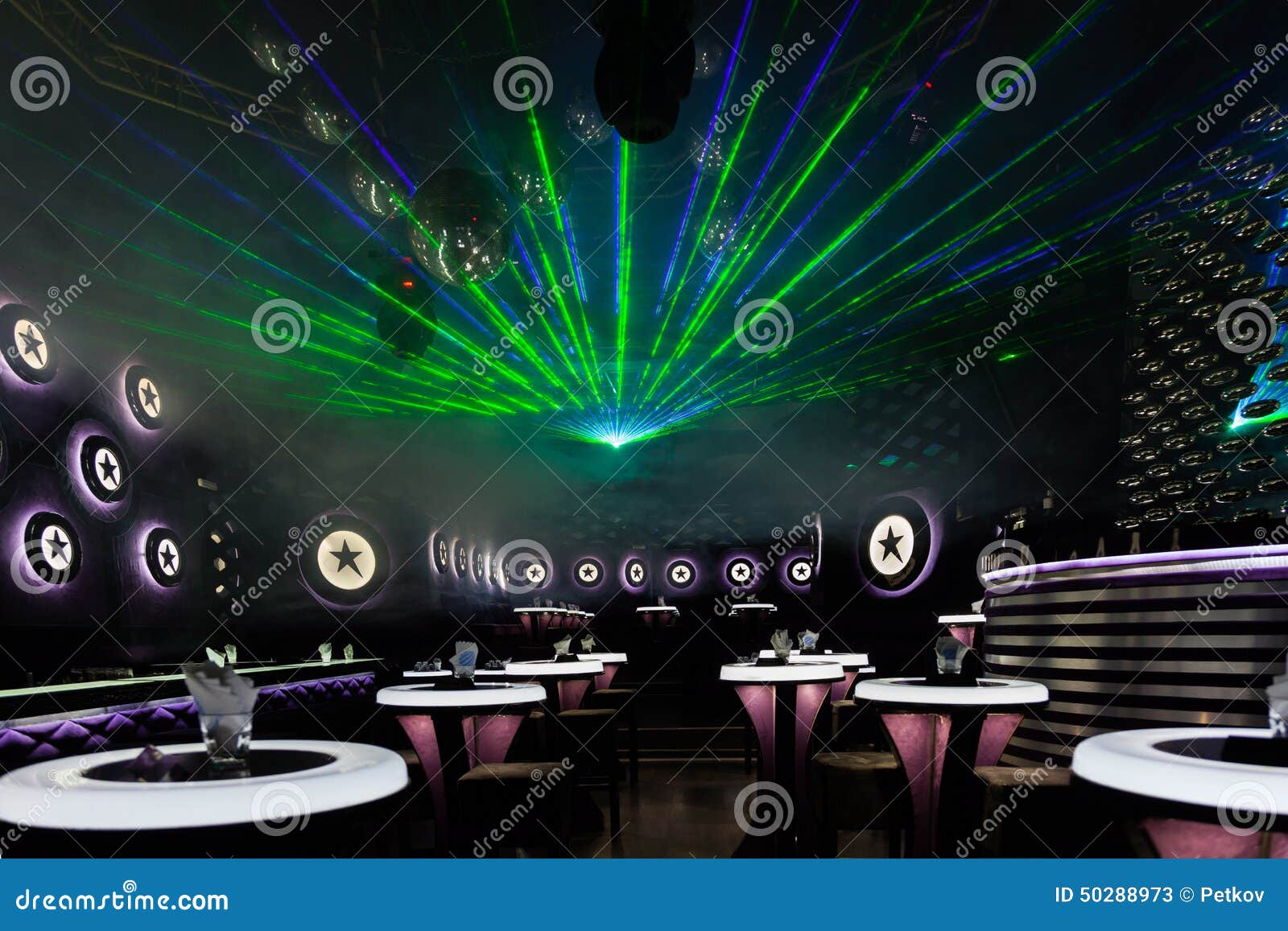 Disco Light Show, Stage Lights Stock Image - Image of club, night: 50288973