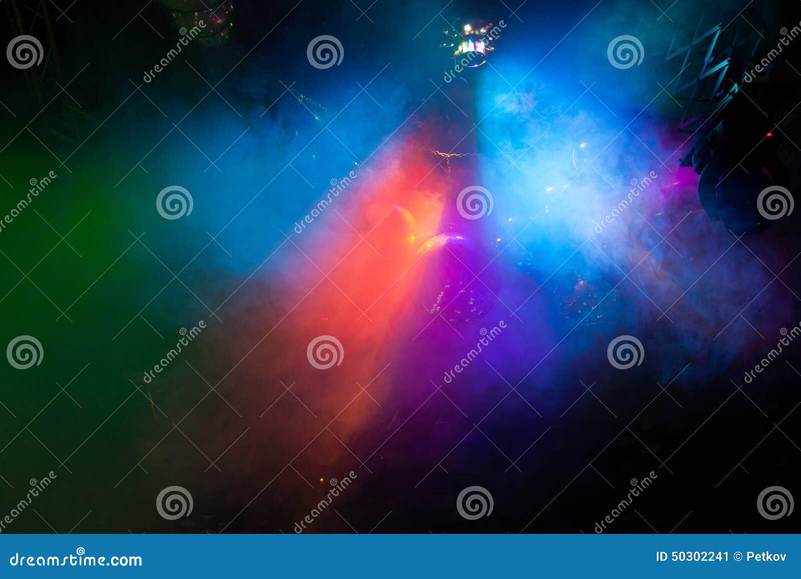 Disco Light Show, Stage Lights Stock Photography | CartoonDealer.com ...