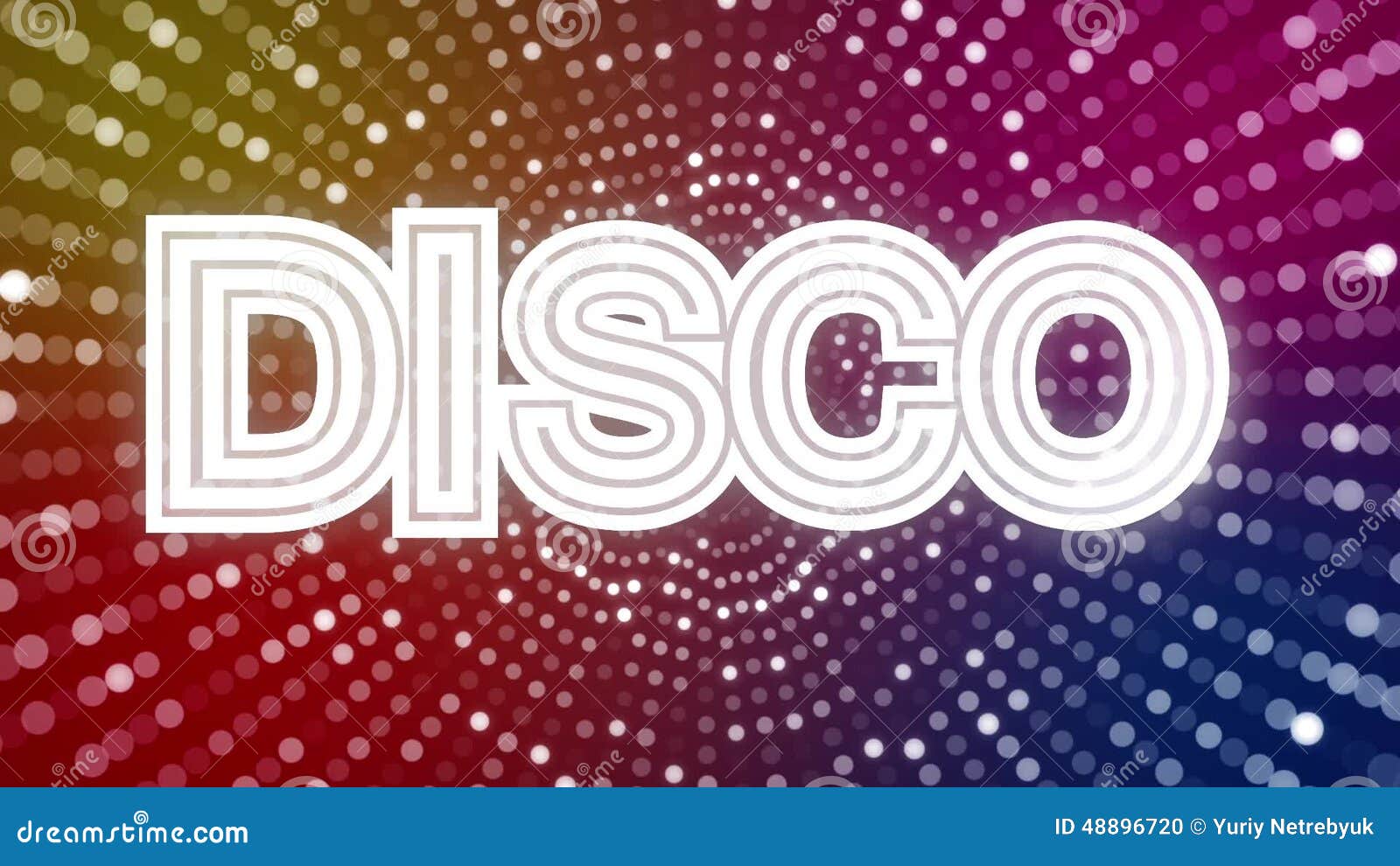 Disco Lights with DISCO Sign Stock Footage - Video of musical ...