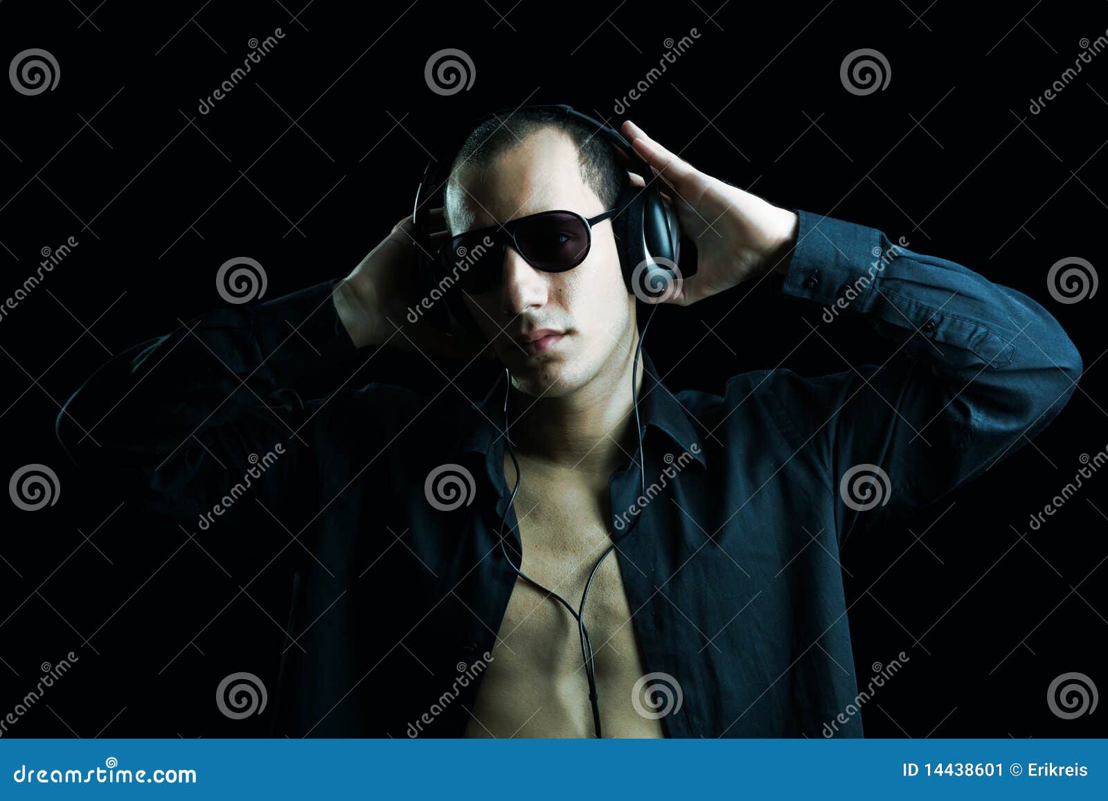Disco man stock image. Image of holding, dancing, handsome - 14438601