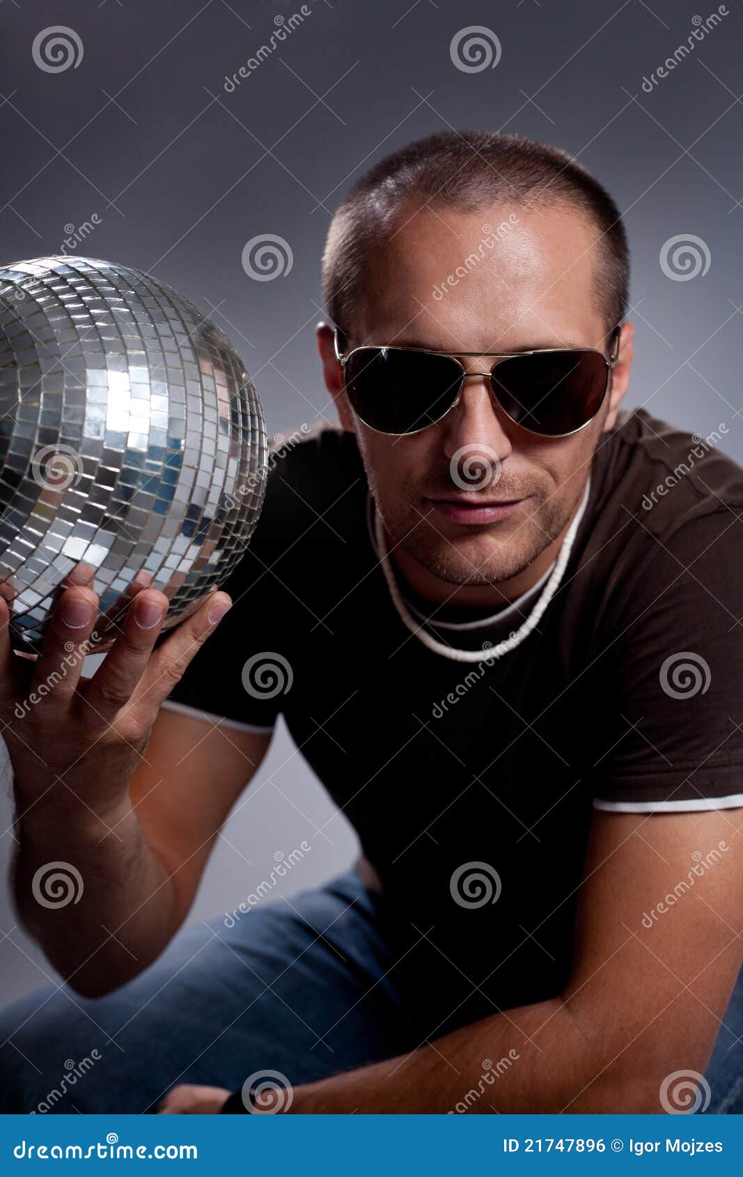 Disco Man stock photo. Image of pose, caucasian, finger - 21747896