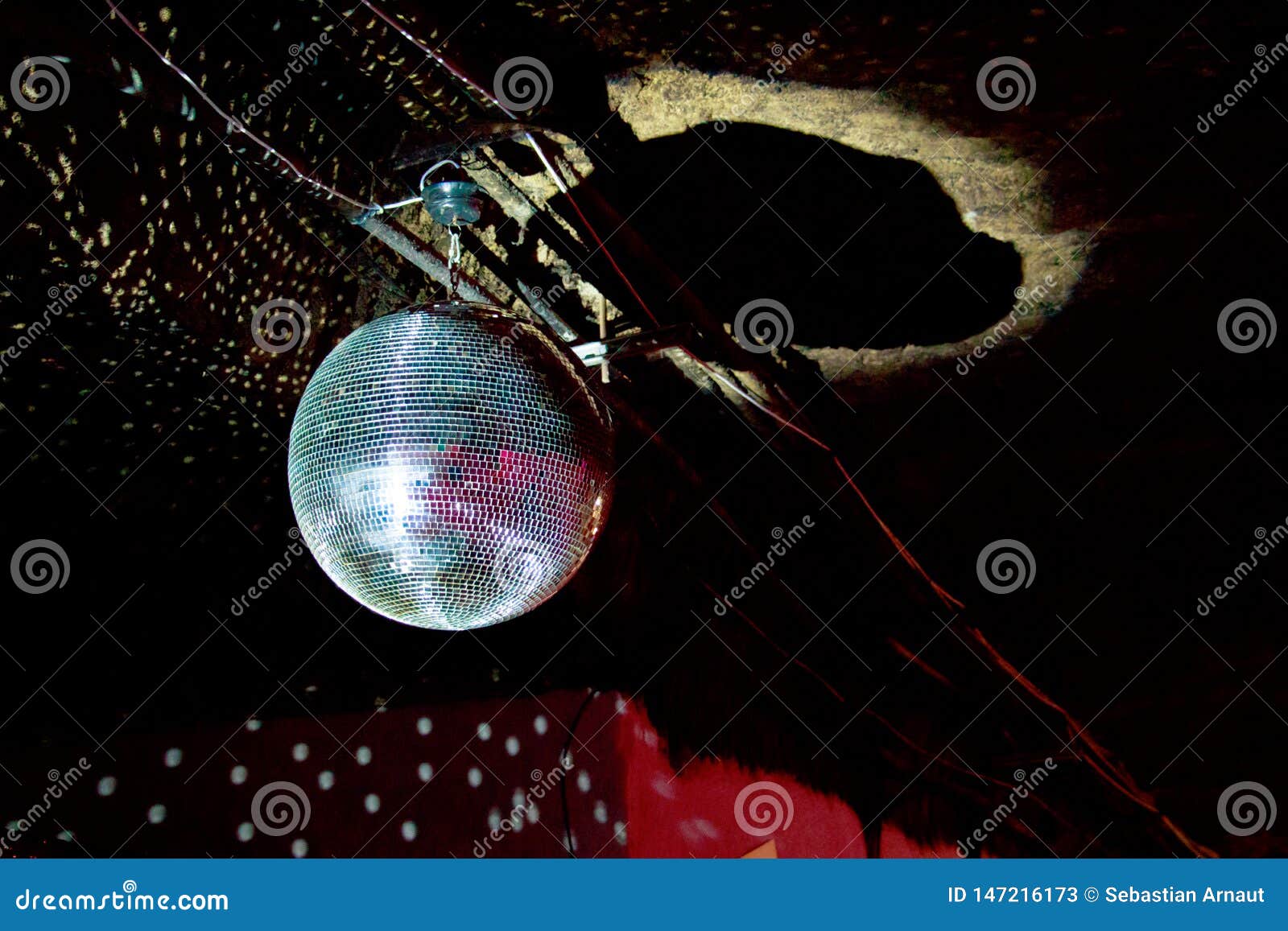 Disco mirror balls light stock image. Image of discoball - 147216173